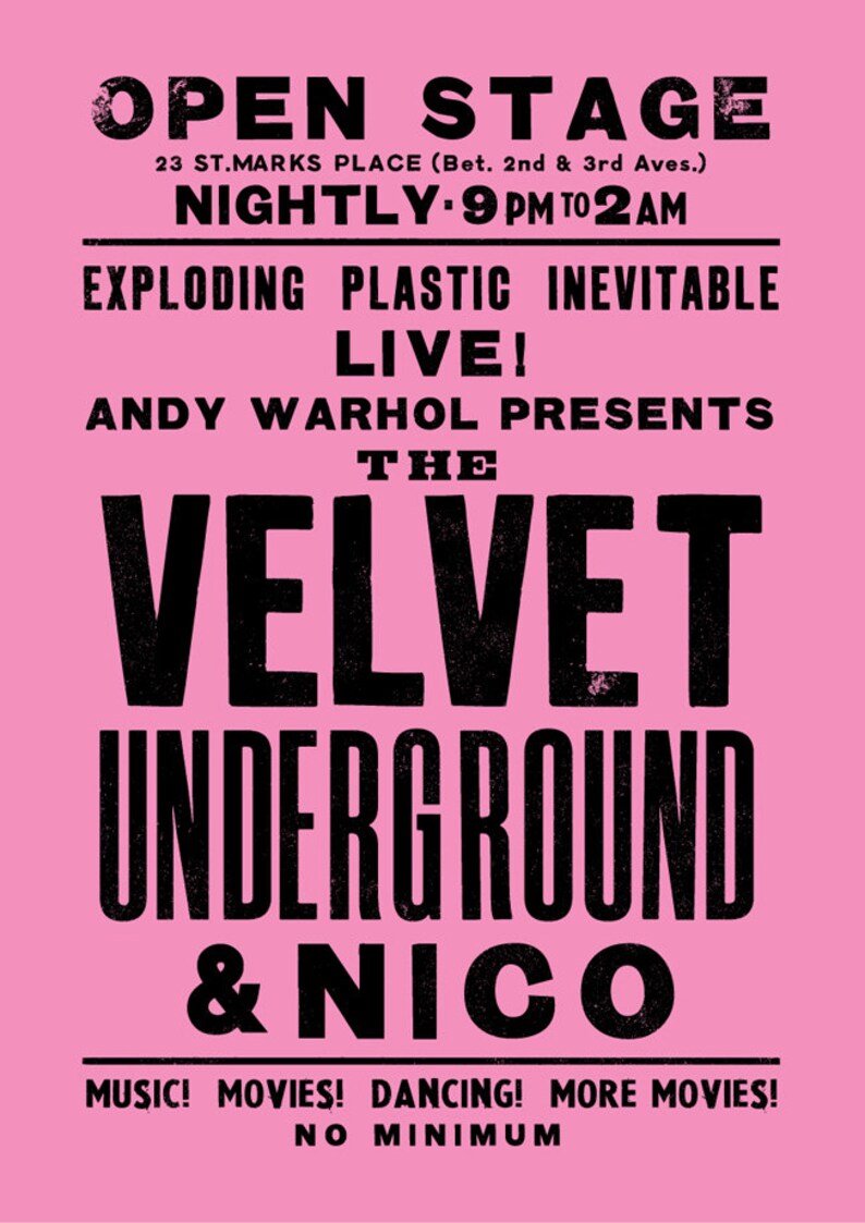 The velvet underground poster - portablepoliz