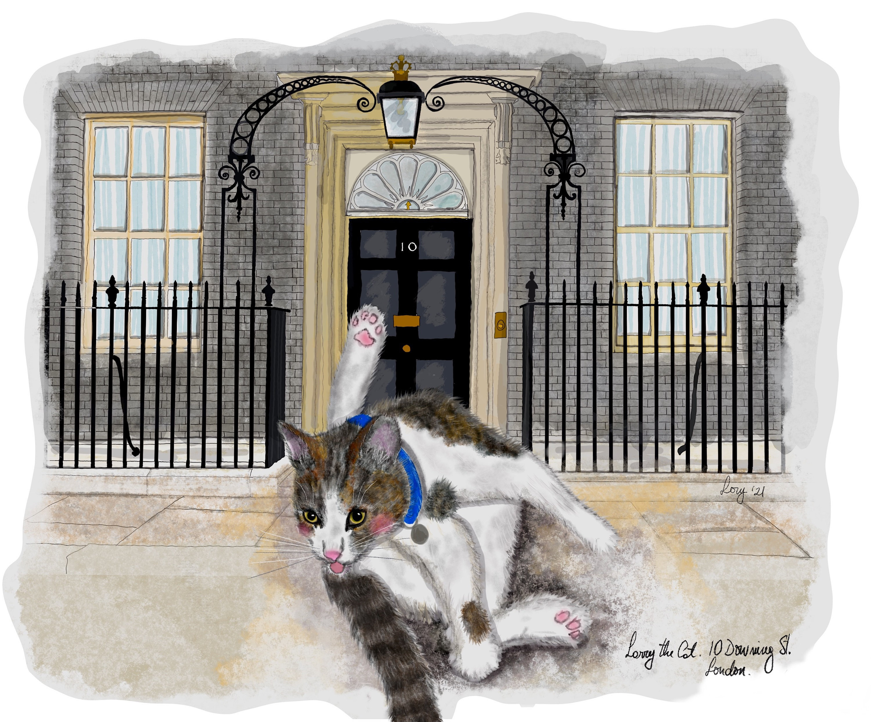 Larry The Cat Poster