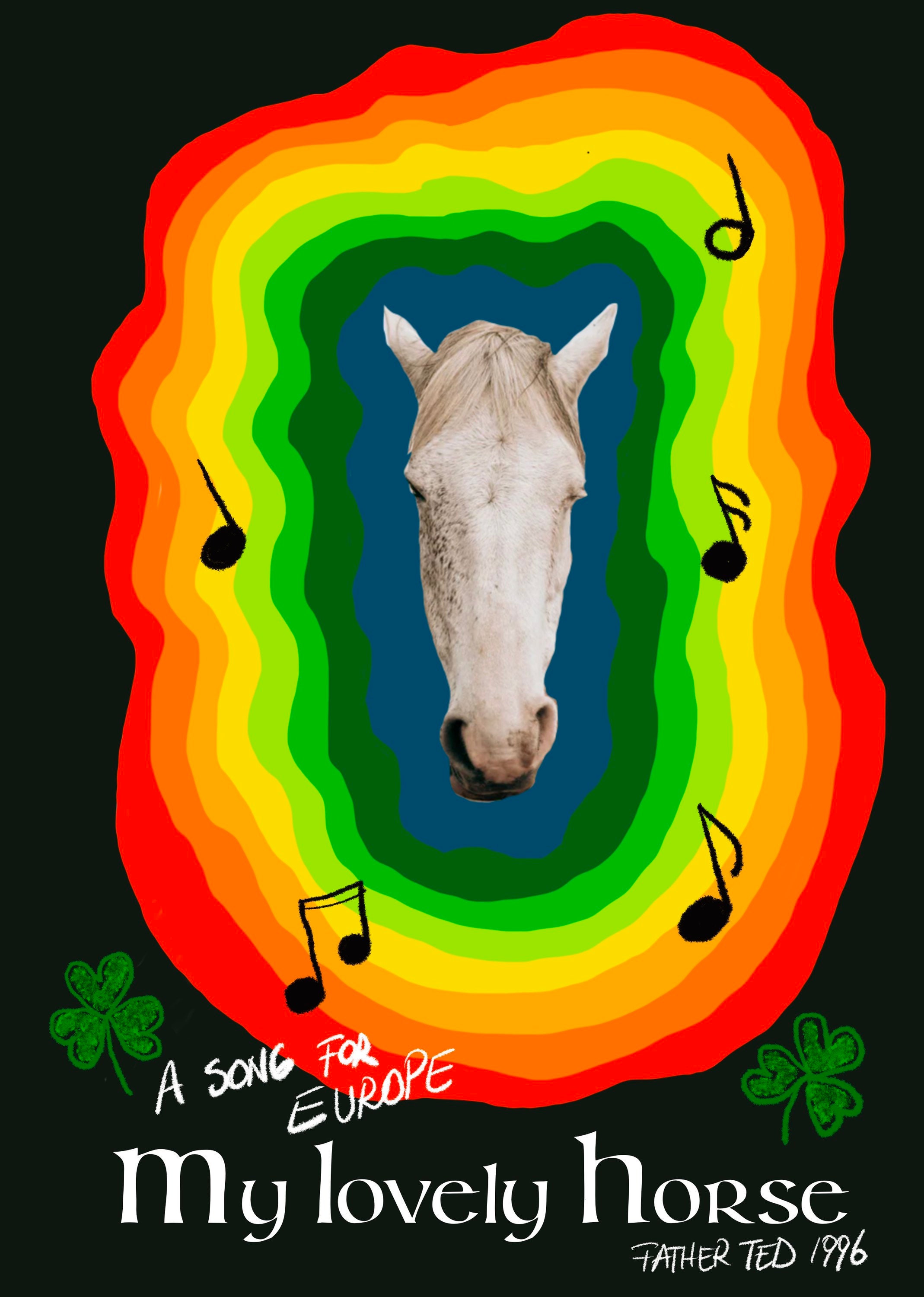 Father Ted My Lovely Horse Words Clipart