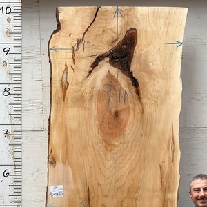 Maple Slab Live Edge Kitchen Table Top Natural Raw Wood Dining Tabletop ...