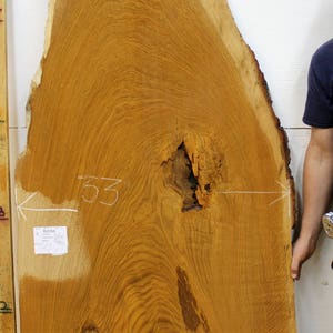 Rustic Kitchen Island Countertop Red Oak Live Edge Wood Slab Bartop ...