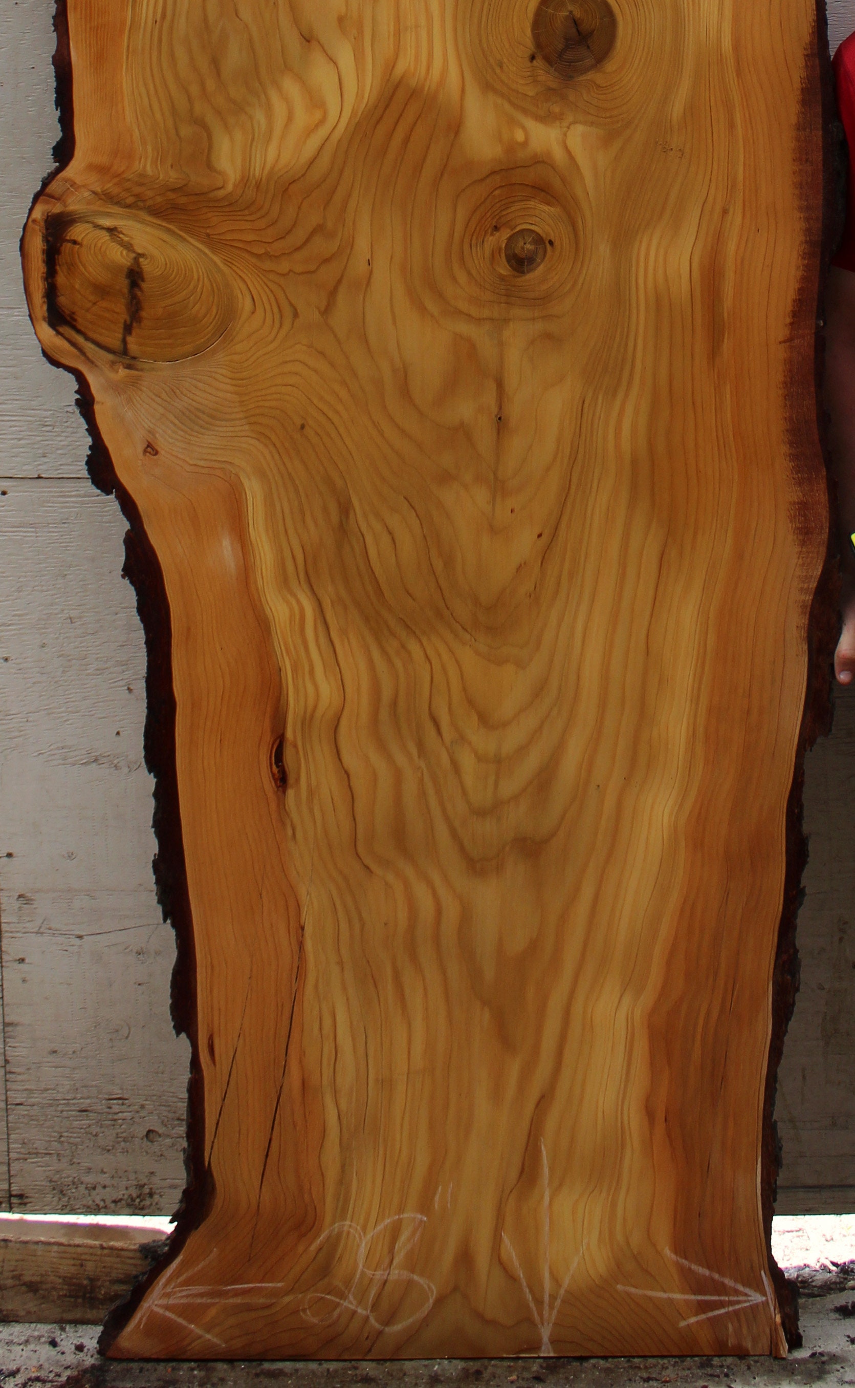 Live Edge Kitchen Island Top Desktop Natural Incense Cedar Raw Wood ...