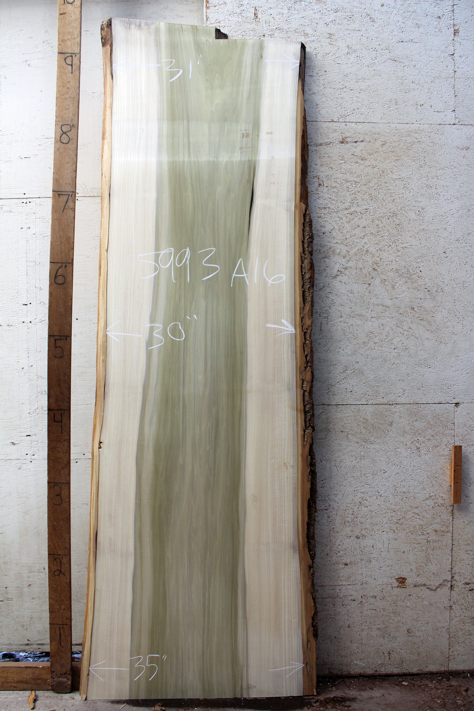 Poplar Tulip Custom Natural Raw Wood Slab Bar Top Wooden Furniture ...