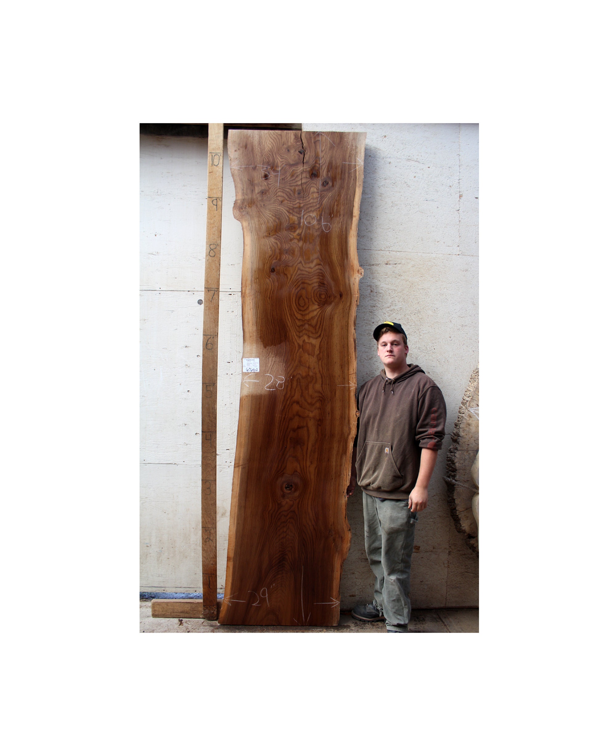 Natural Wood Slab Countertop Rustic Live Edge Bar Wide Wooden - Etsy