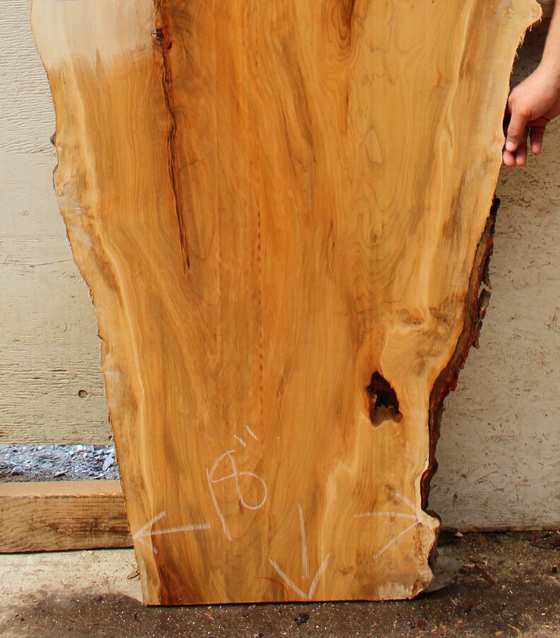 Maple Slab Live Edge Kitchen Island Top Natural Raw Wood - Etsy