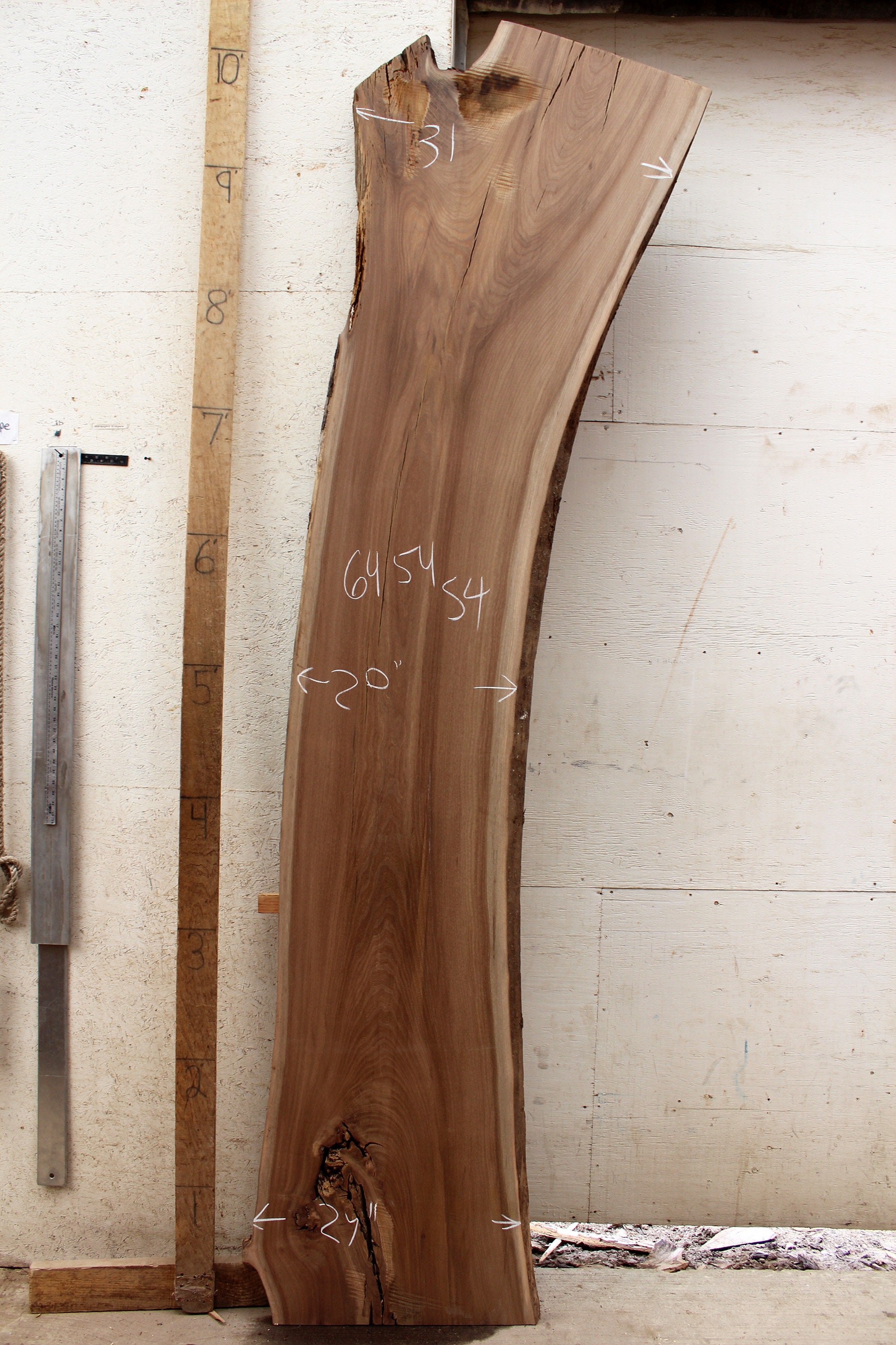 Rustic Live Edge Countertop Natural Elm Raw Wood Slab Custom - Etsy
