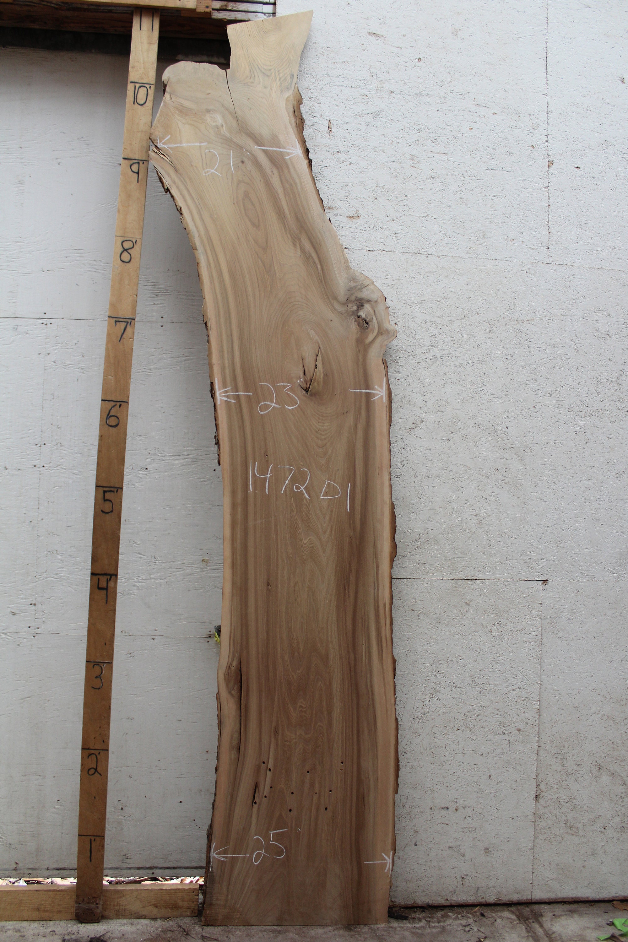 Elm Live Edge Wood Slab Bar Top Natural Raw Wooden Countertop - Etsy