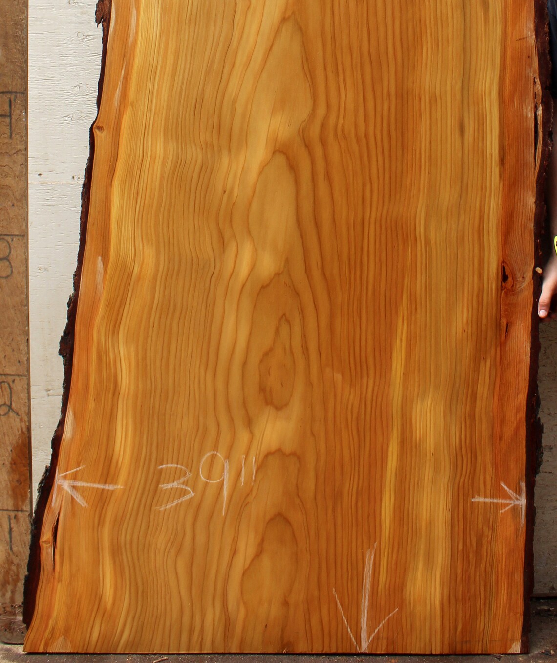 Live Edge Dining Tabletop Table Top Natural Incense Cedar Raw Wood Slab ...