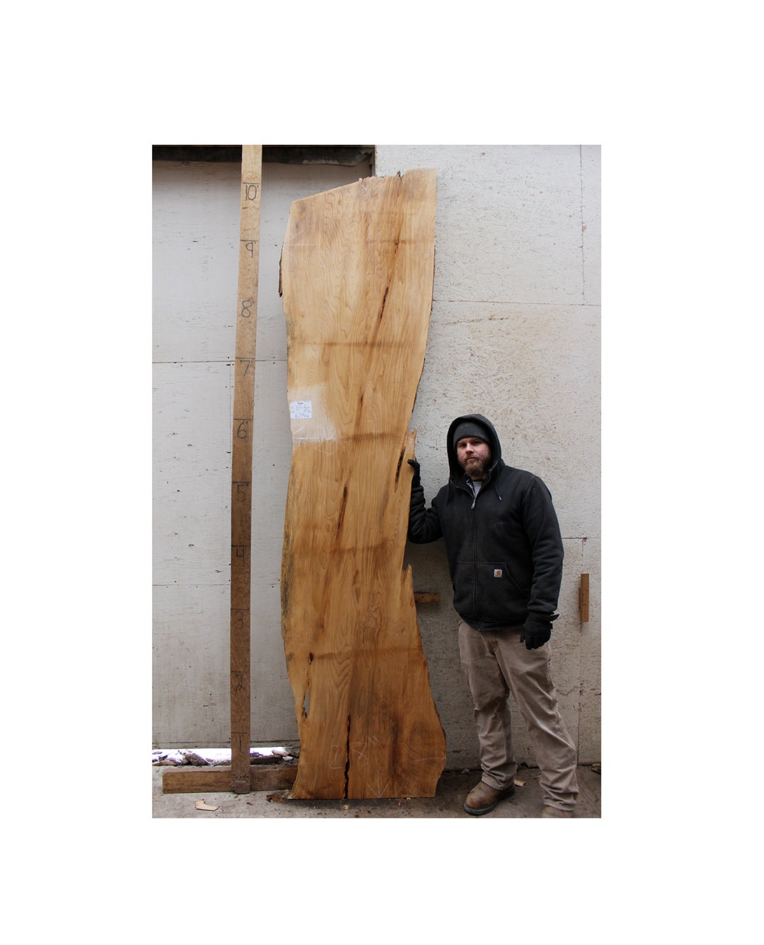 Live Edge Countertop Bartop Natural Maple Raw Wood Slab Custom ...