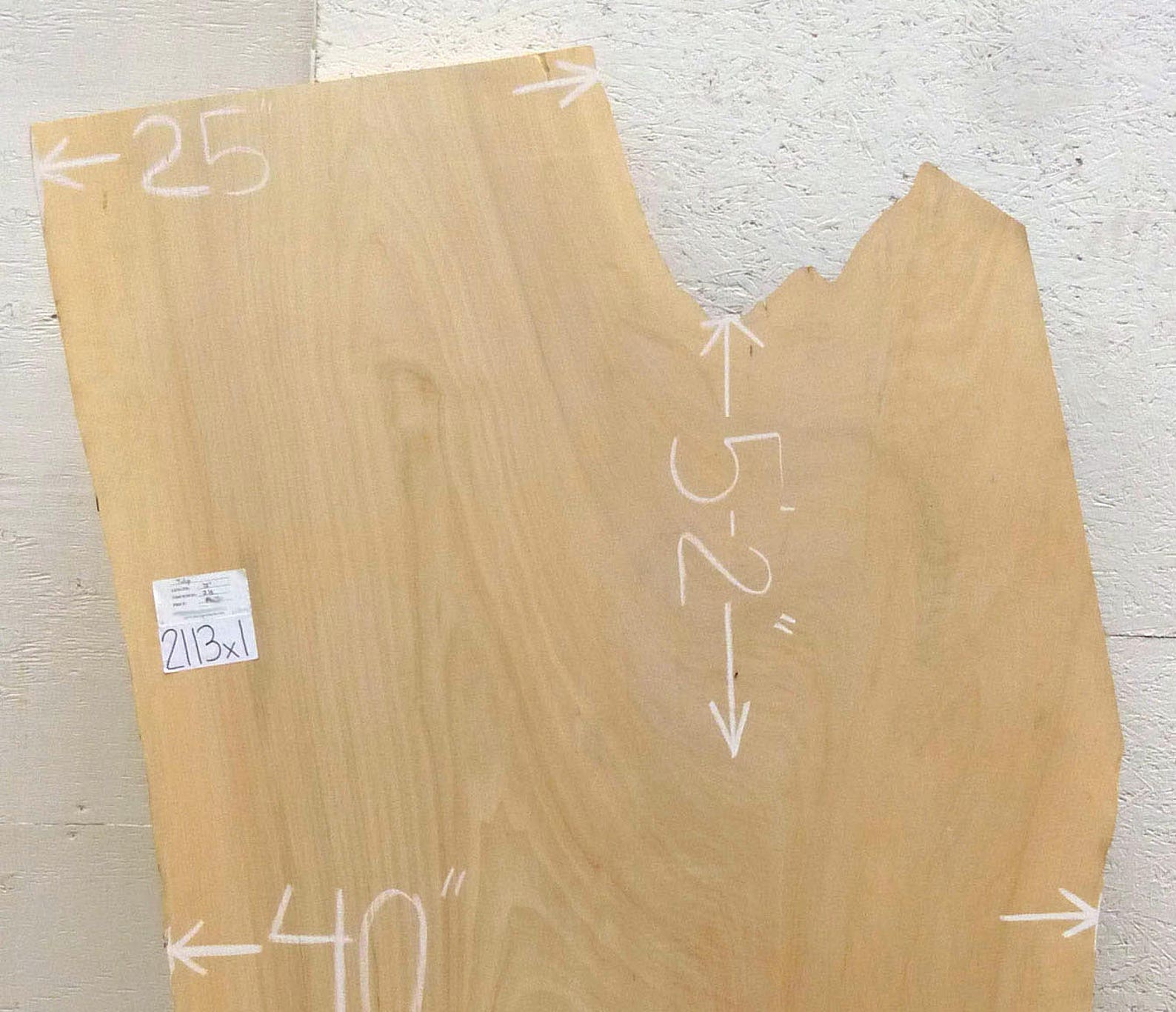 Rustic Kitchen Island Counter Top Tulip Poplar Natural Live Edge Raw ...