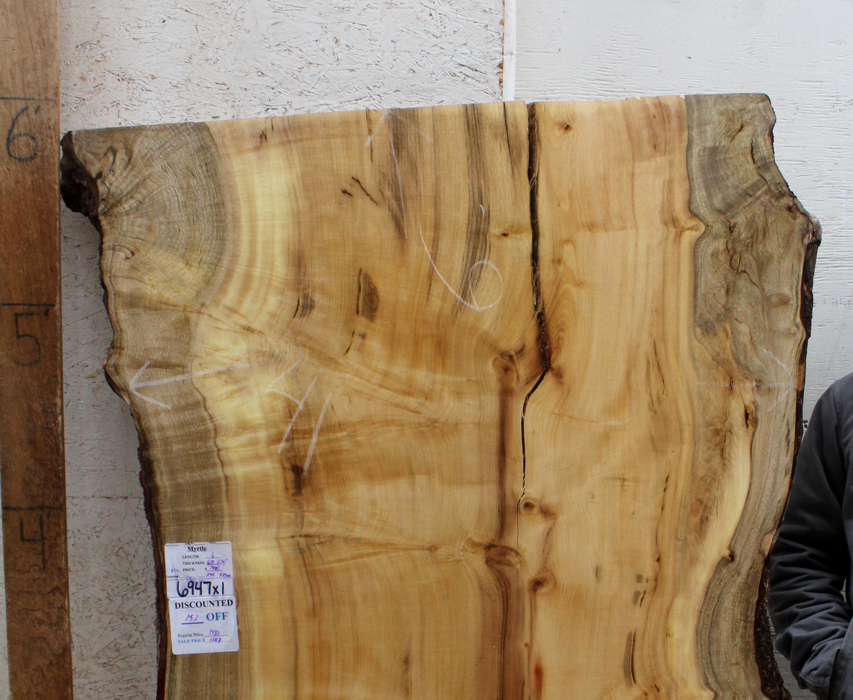 Custom Wood Table Rustic Myrtle Live Edge Kitchen Island Countertop ...