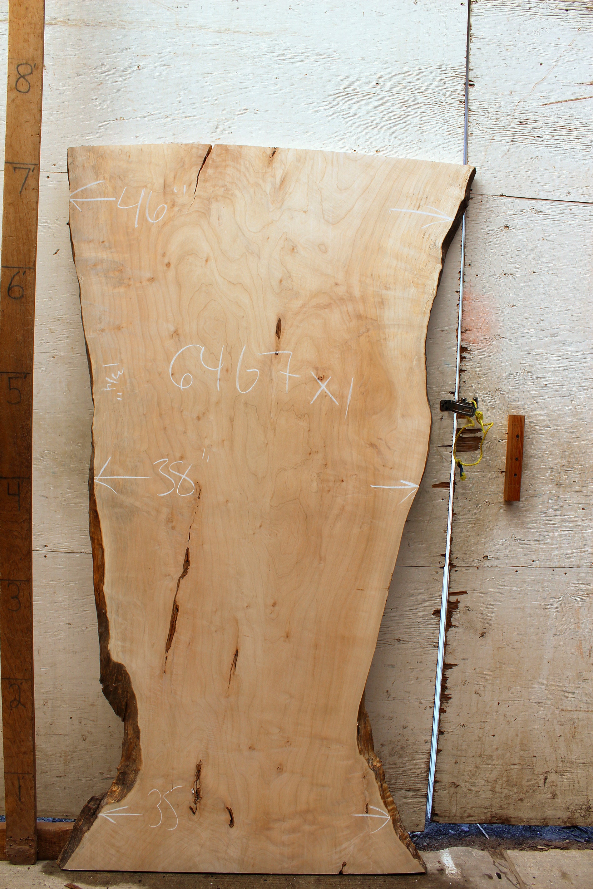 Maple Kitchen Table Natural Wooden Island Counter Top Live - Etsy UK