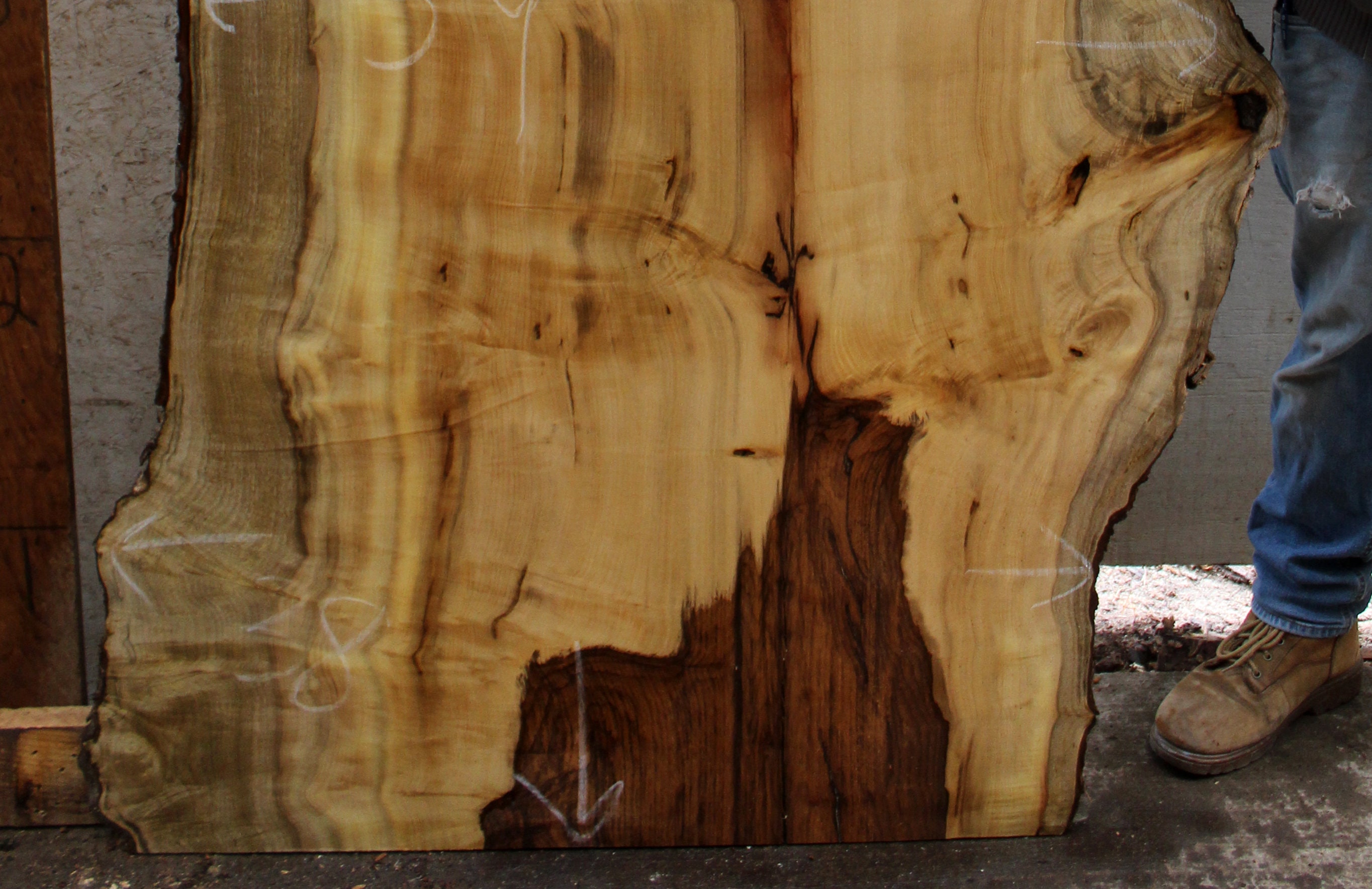 Custom Wood Table Rustic Myrtle Live Edge Kitchen Island Countertop ...