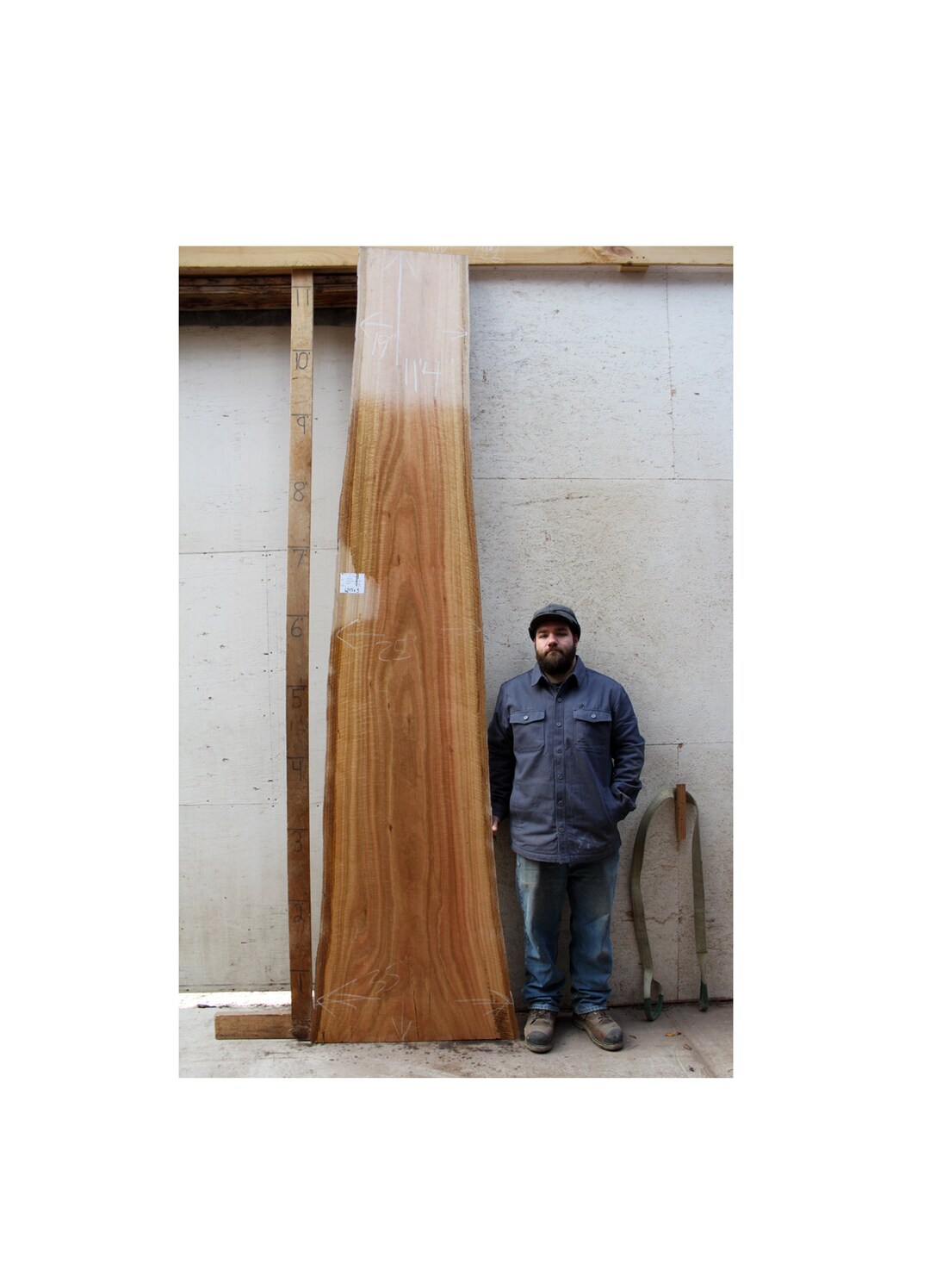 Live Natural Edge Bar Top Tasmanian Blue Gum Raw Wood Slab Rustic DIY ...