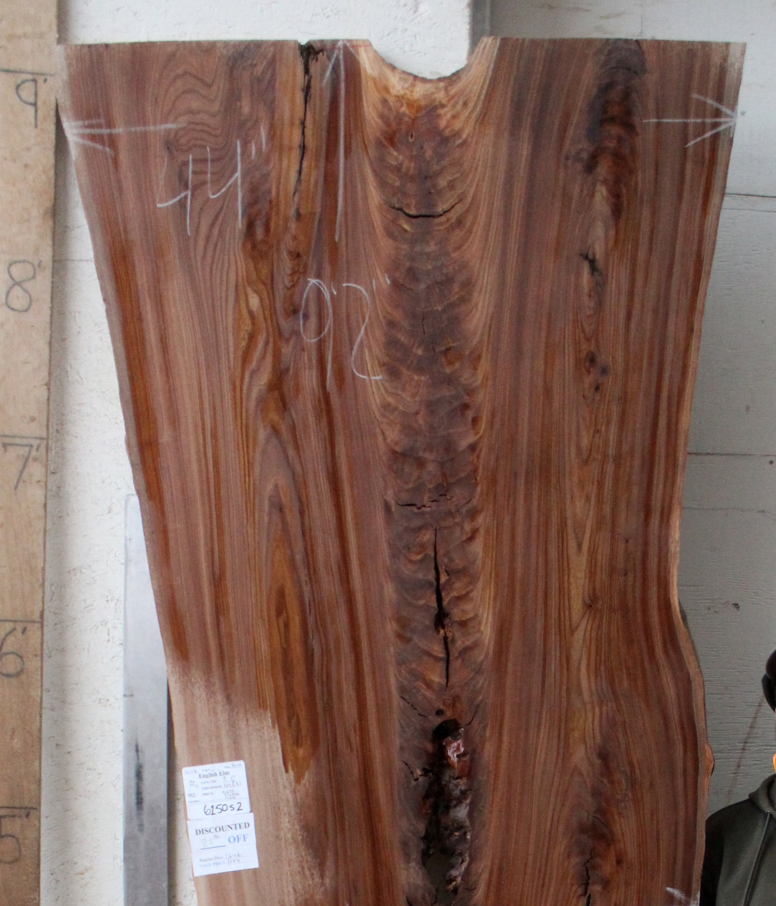Live Natural Edge Wood Slab Table Custom Rustic Elm Wooden Dining ...