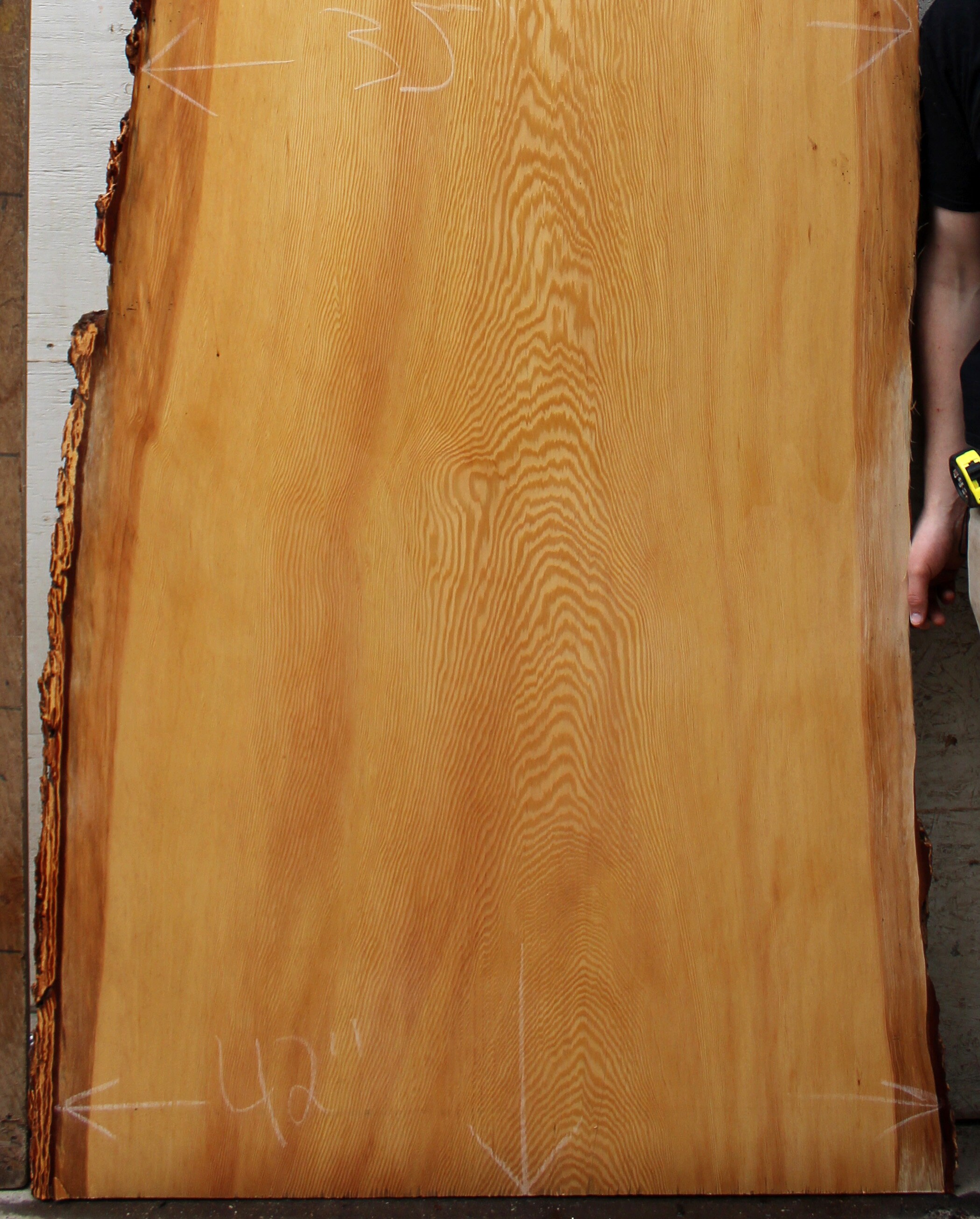 Live Edge Conference Dine Tabletop Natural Douglas Fir Raw Wood Slab ...