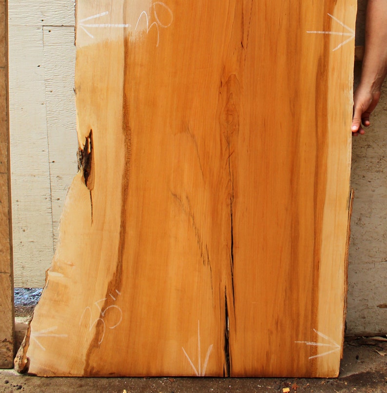 Live Edge Countertop Natural Maple Raw Wood Slab Custom Furniture ...