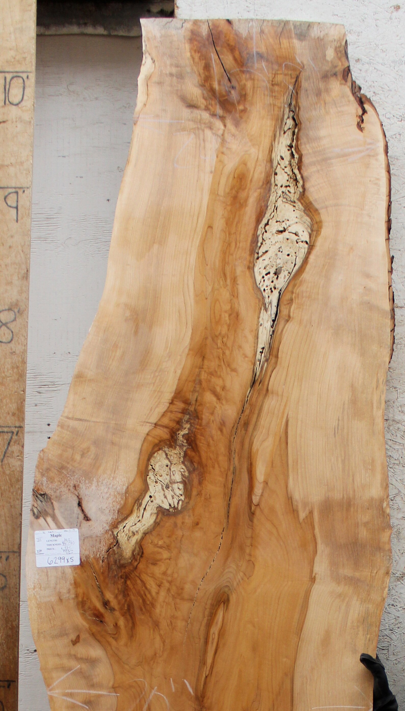 Wood Slab Kitchen Counter Natural Maple Bar Top Live Edge Vanity ...