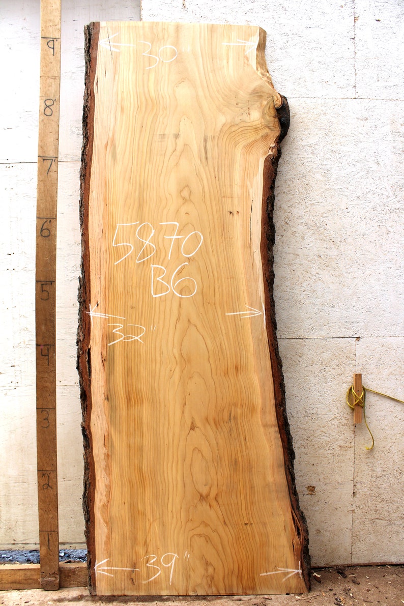 Live Edge Dining Tabletop Table Top Natural Incense Cedar Raw Wood Slab ...