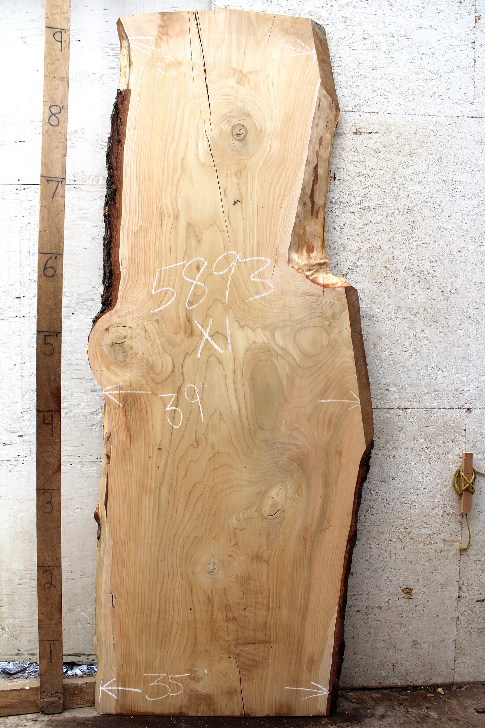 Live Edge Dining Table Tabletop Natural Incense Cedar Raw Wood - Etsy