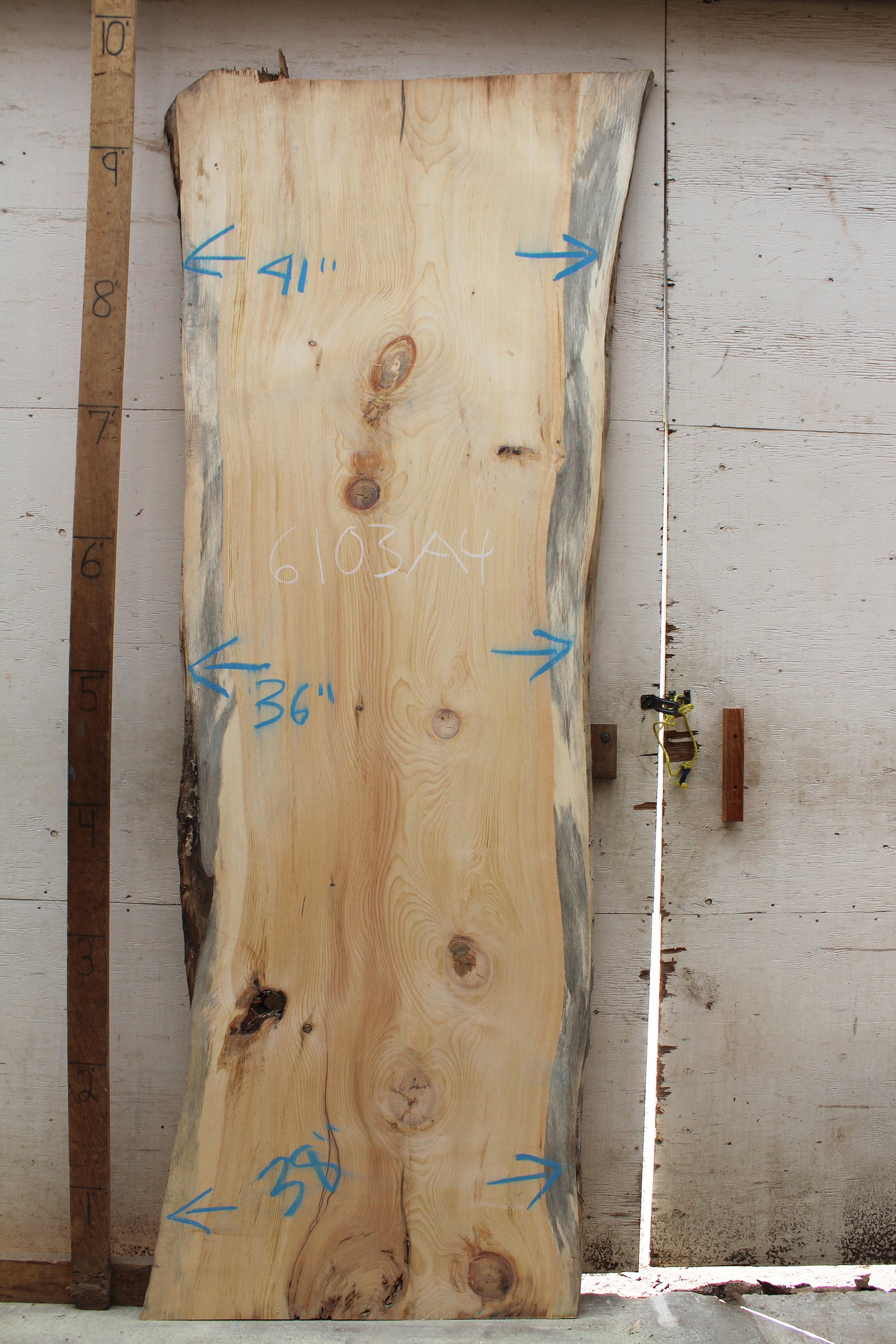 Knotty Live Edge Custom Conference Table Natural Raw Wood Slab Dining ...