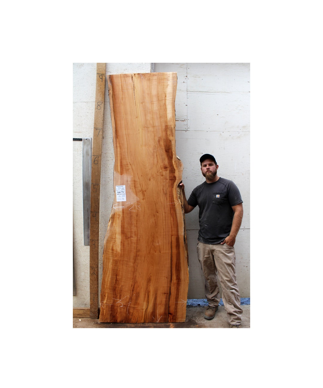 Figured Live Edge Countertop Natural Raw Big Leaf Maple Wood Slab ...