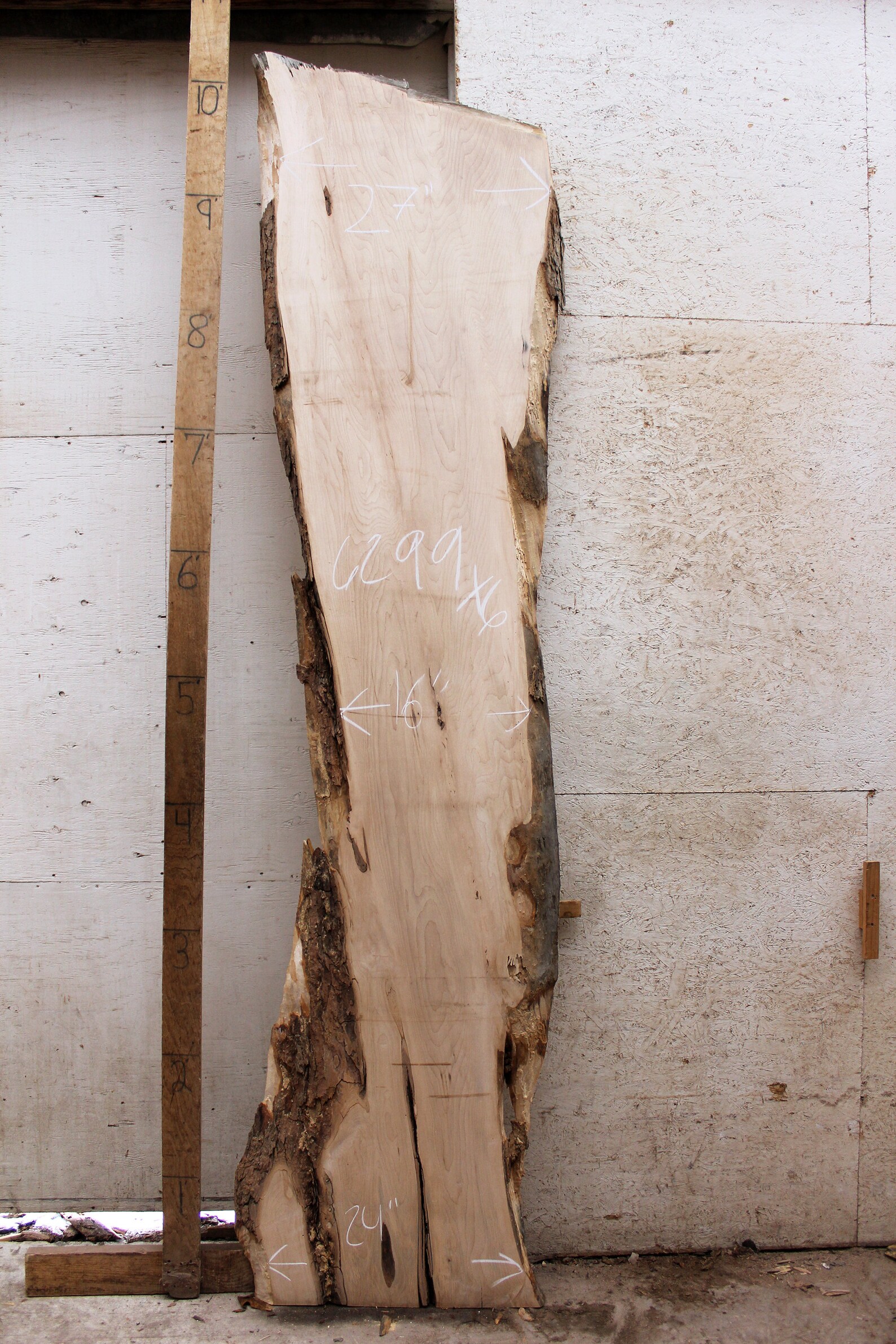 Live Edge Countertop Bartop Natural Maple Raw Wood Slab Custom - Etsy