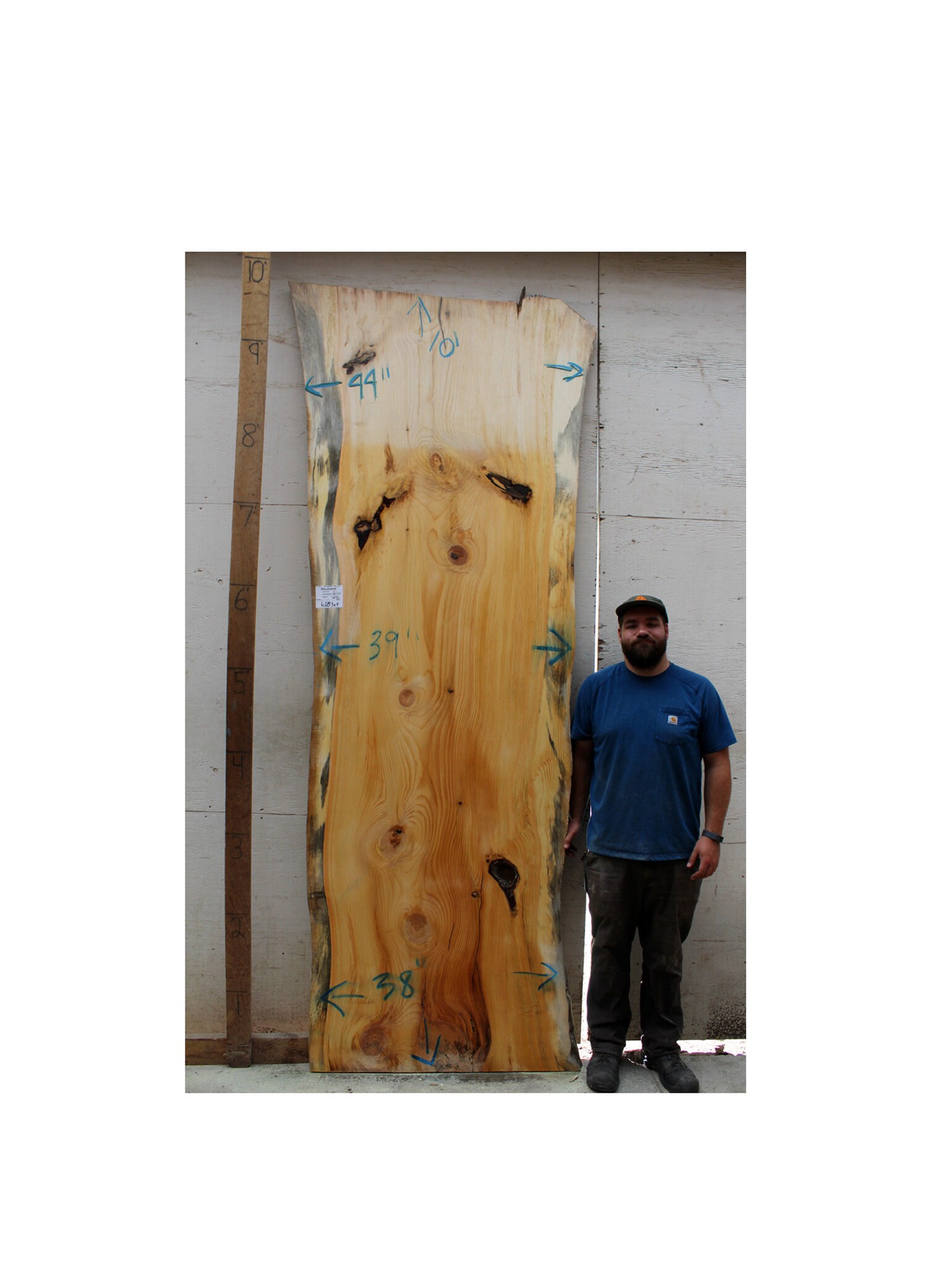 Knotty Live Edge Custom Conference Table Natural Raw Wood Slab Dining ...