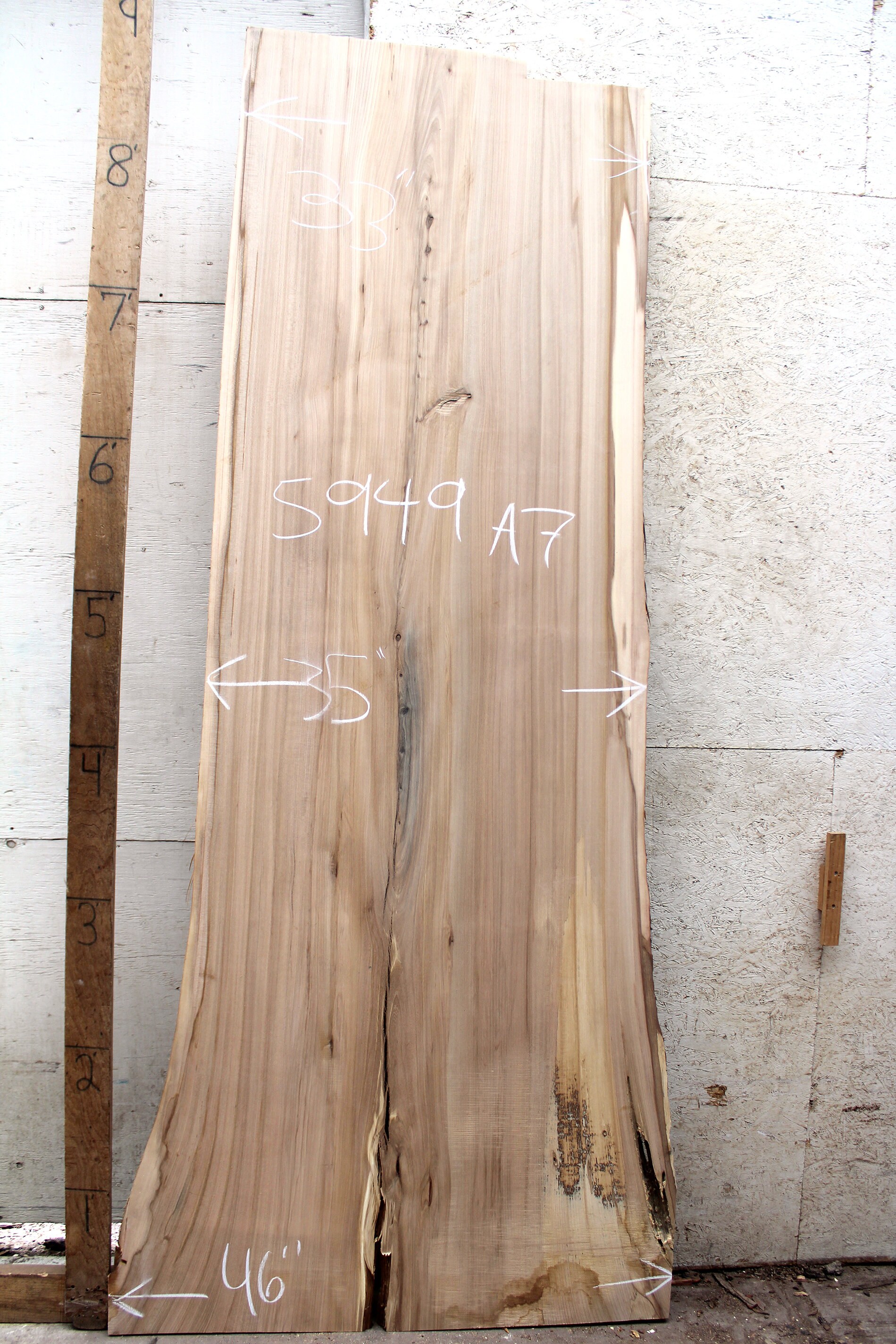 Live Edge Table Top Natural Elm Raw Wood Slab Custom Furniture - Etsy