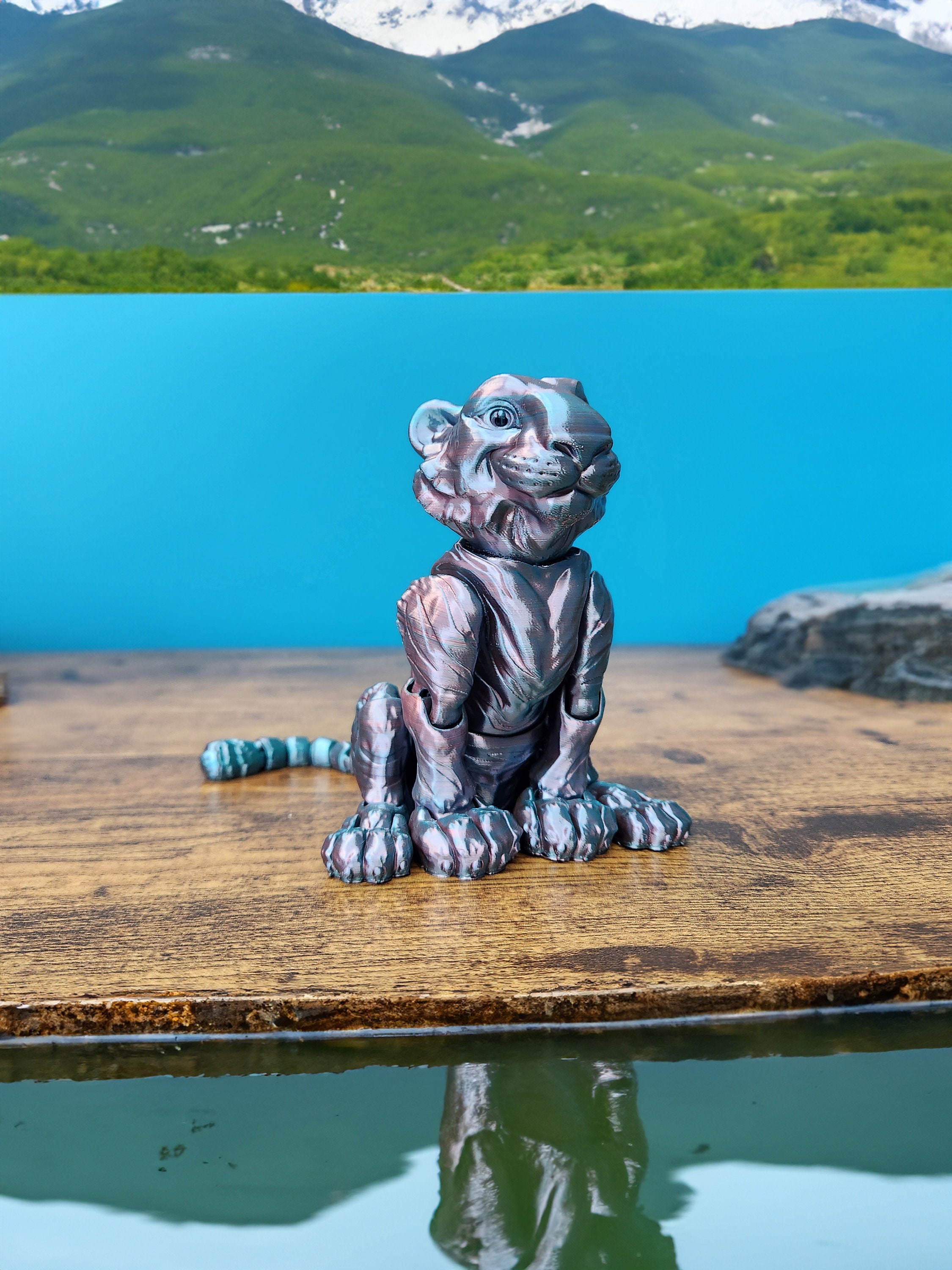 3D Printed Tiger Fidget Toy Tiger Fidget 3D Printed - Etsy