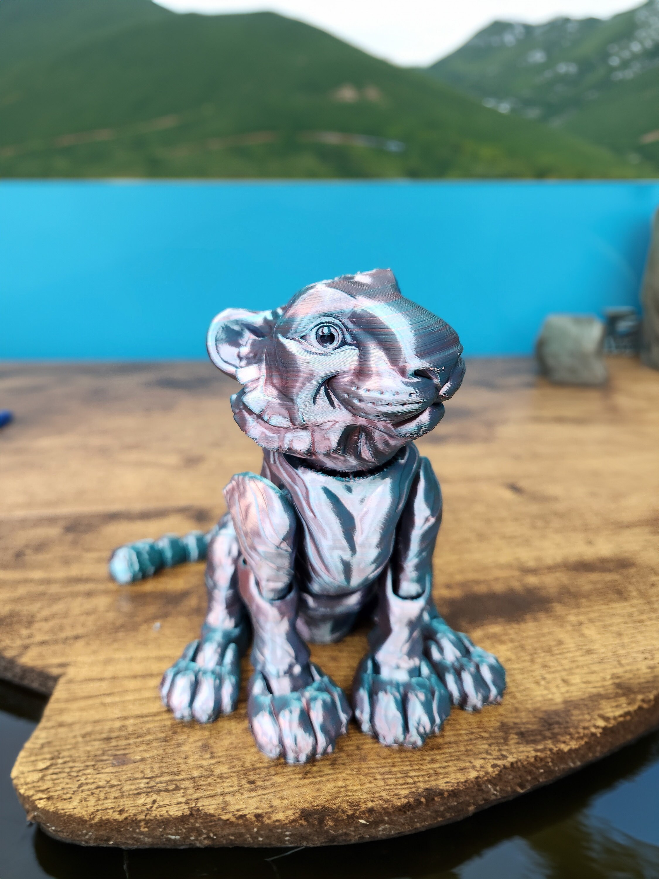 3D Printed Tiger Fidget Toy Tiger Fidget 3D Printed - Etsy