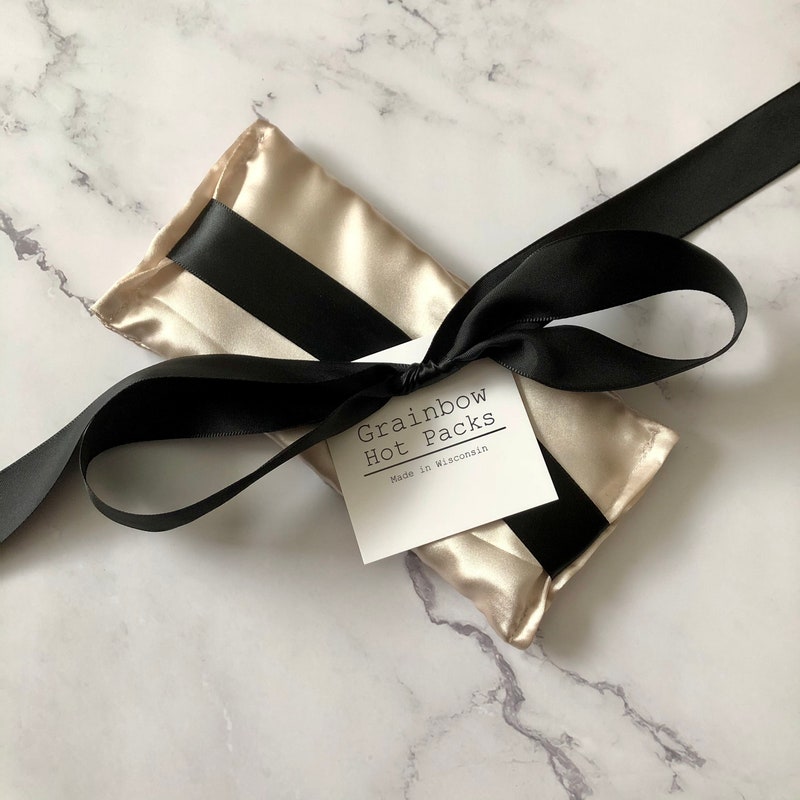 Gold Satin Eye Pillow - Etsy