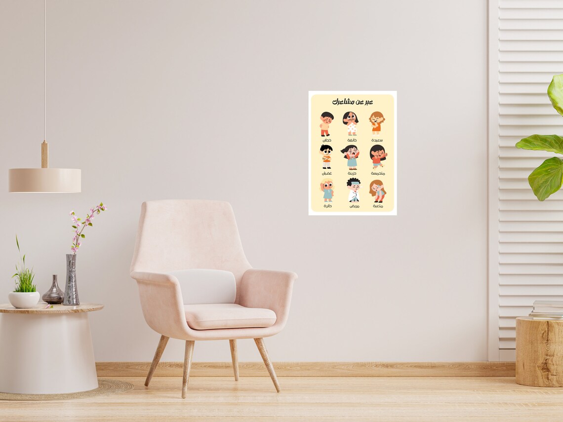 Arabic Emotions' Posters and Flashcards, Simple and Advanced Feelings ...