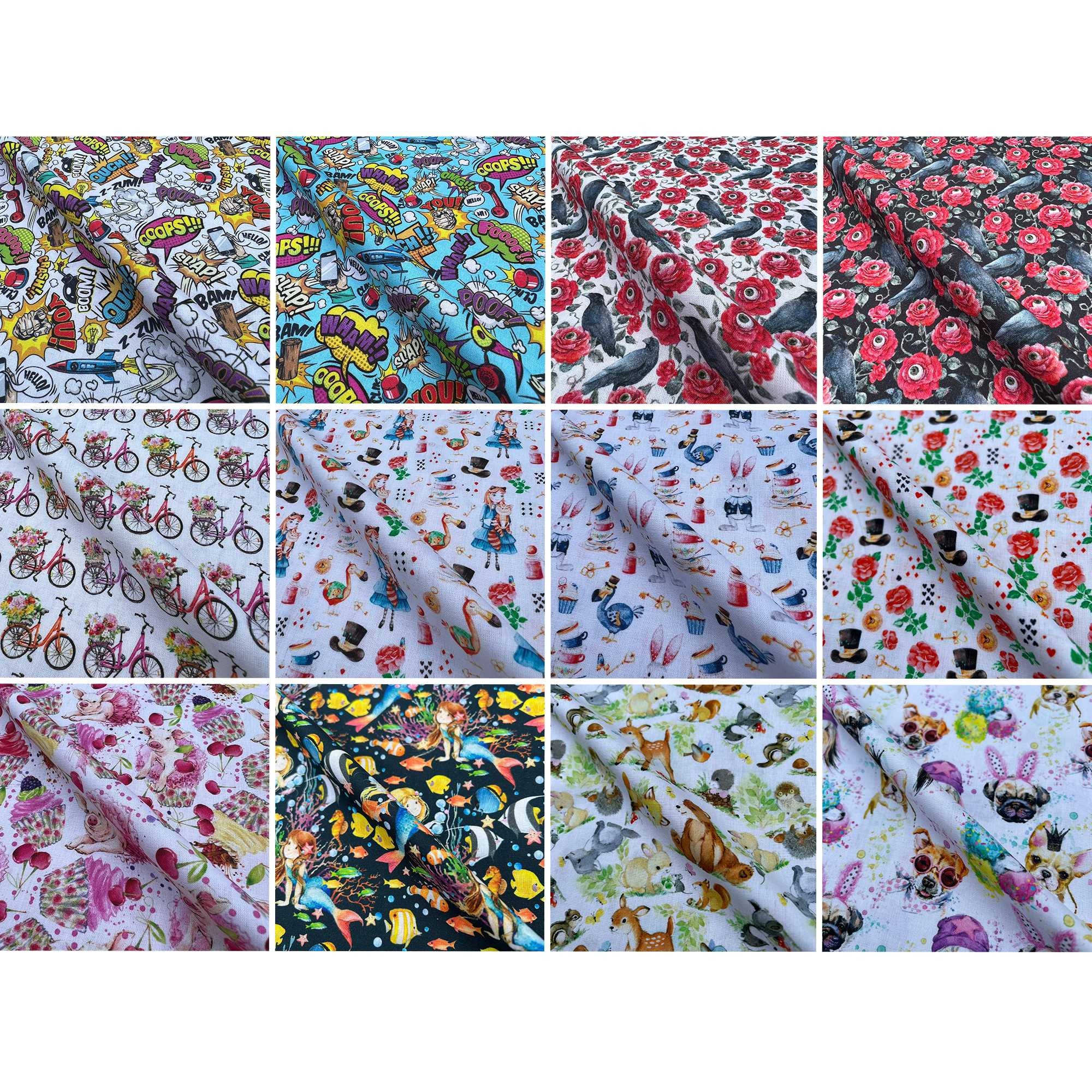 Cheap cotton fabric by the yard store