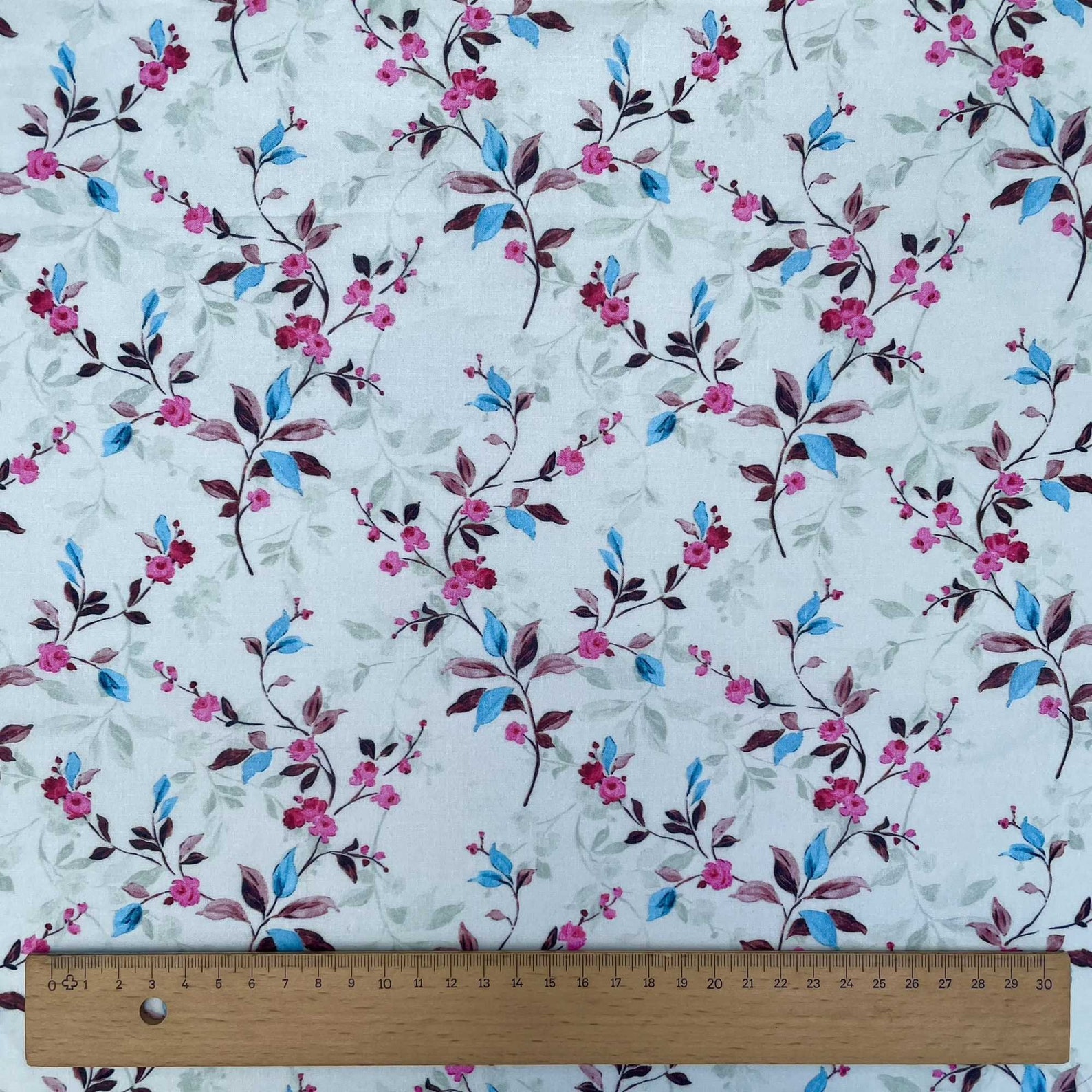 100% Cotton Lawn Ellie Floral Flowers Print Design Summer Clothing ...