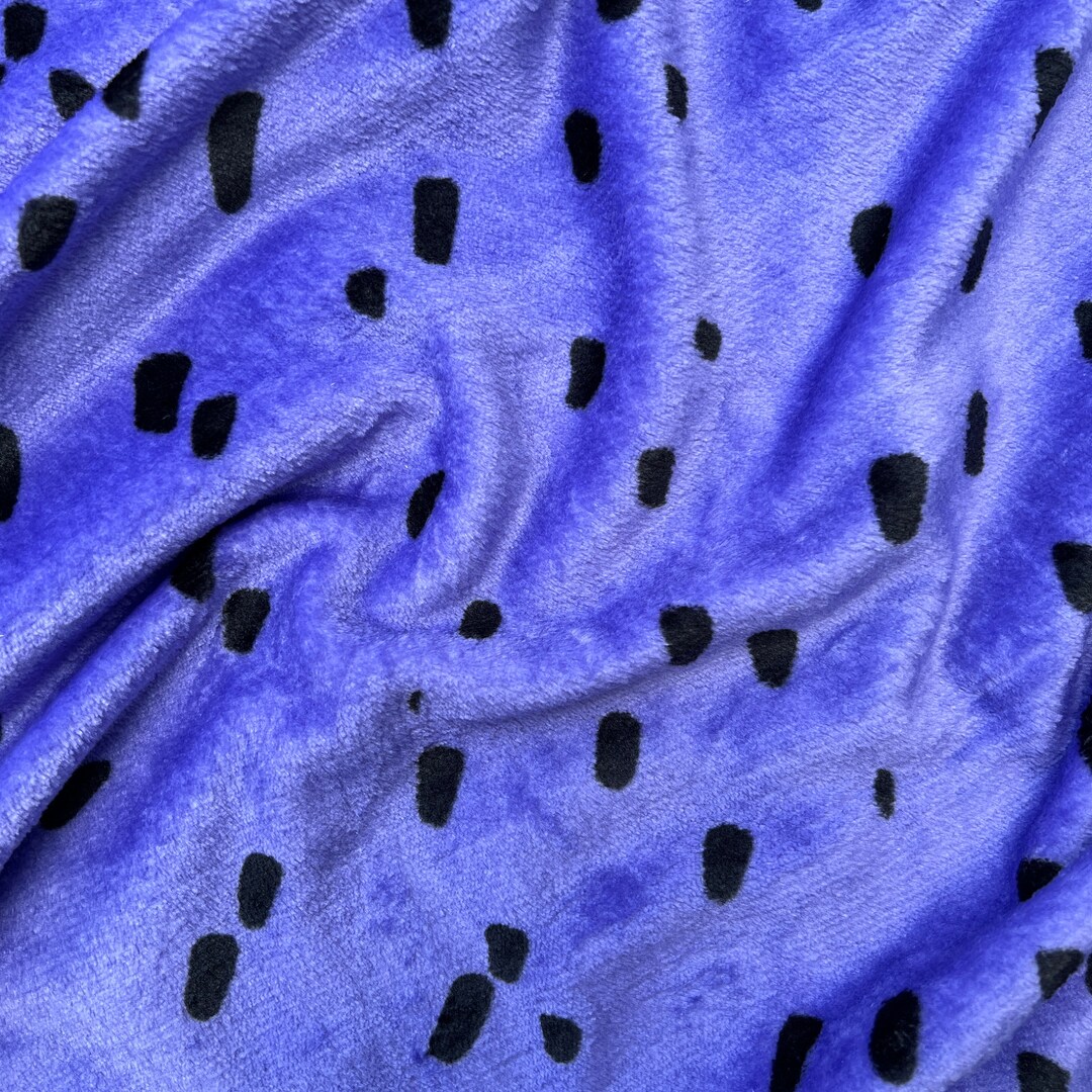 Paint Splash Lilac Soft Plush Printed Cuddle Fleece Snuggly Warm ...