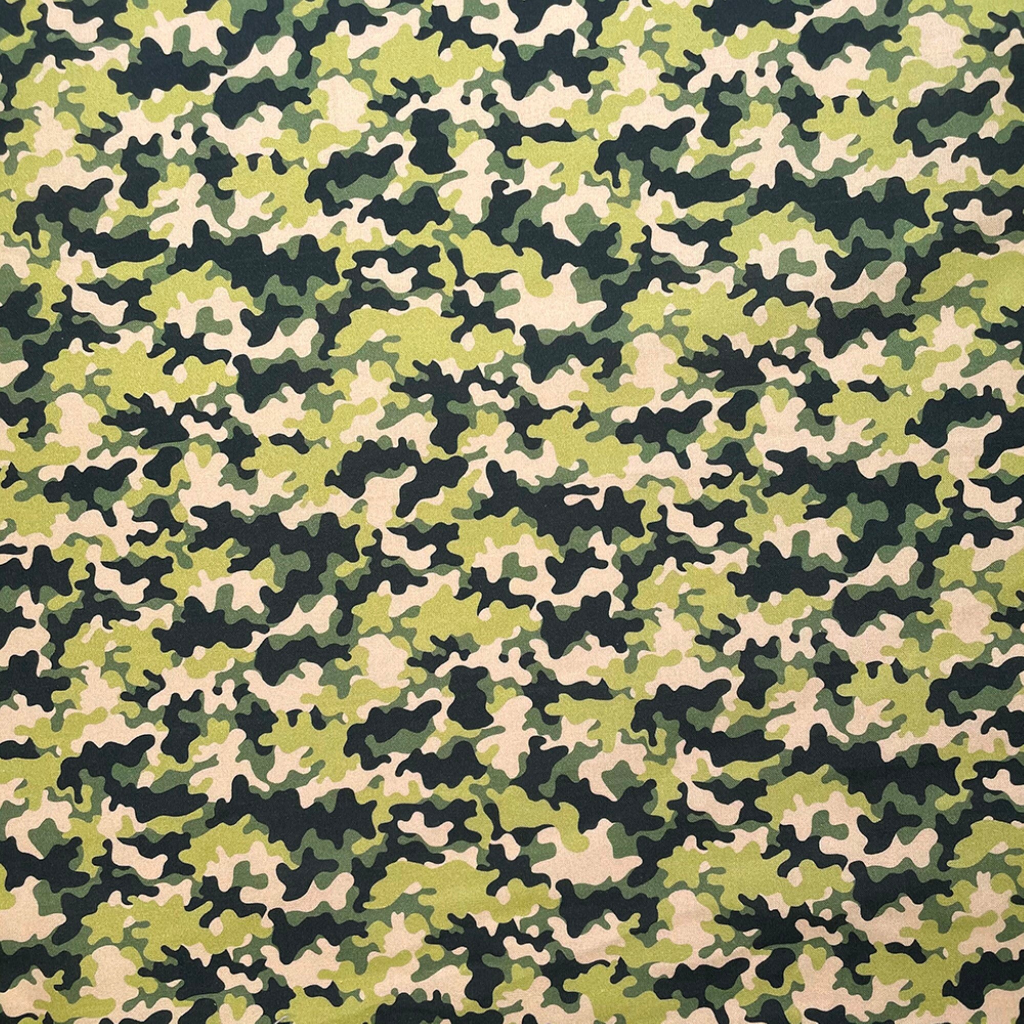 100% Cotton Camouflage Camo Army Print Design Arts Crafts - Etsy UK