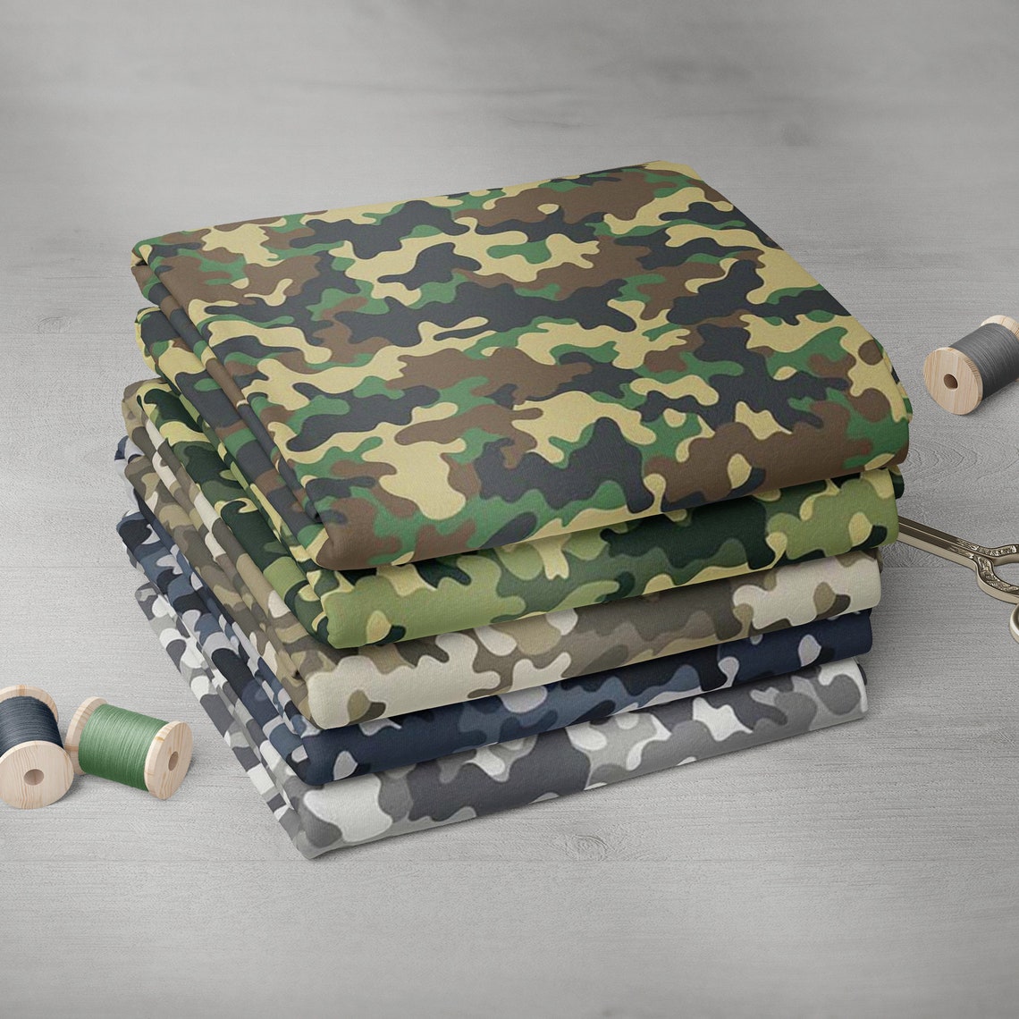 100% Cotton Camouflage Camo Army Print Design Arts Crafts | Etsy