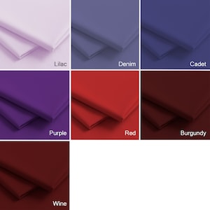 Extra Wide 100% Cotton Sheeting Fabric Plain Solid Colours Crafting ...