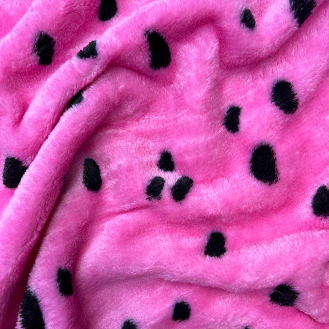 Paint Splash Pink Soft Plush Printed Cuddle Fleece Snuggly Warm Blanket ...