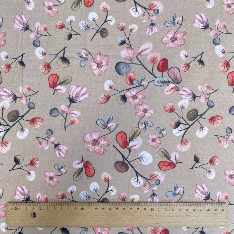 100% Cotton Lawn Ellie Floral Flowers Print Design Summer Clothing ...
