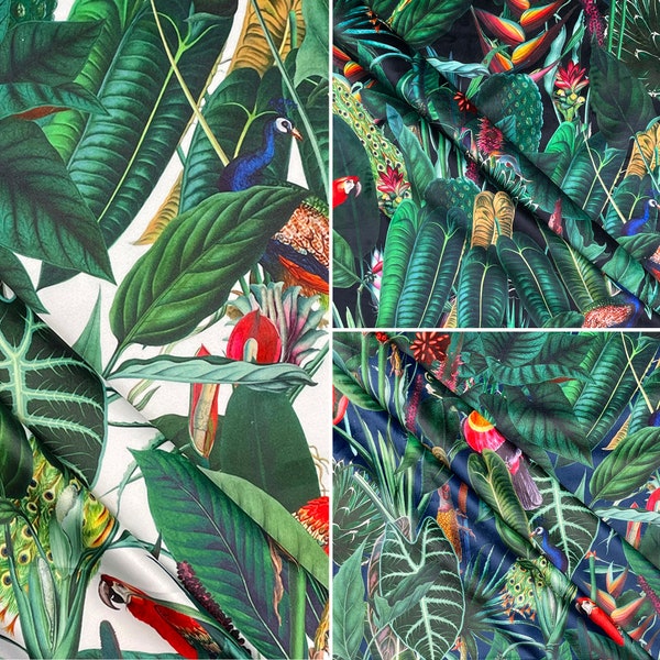 Tropical Curtains - Etsy UK