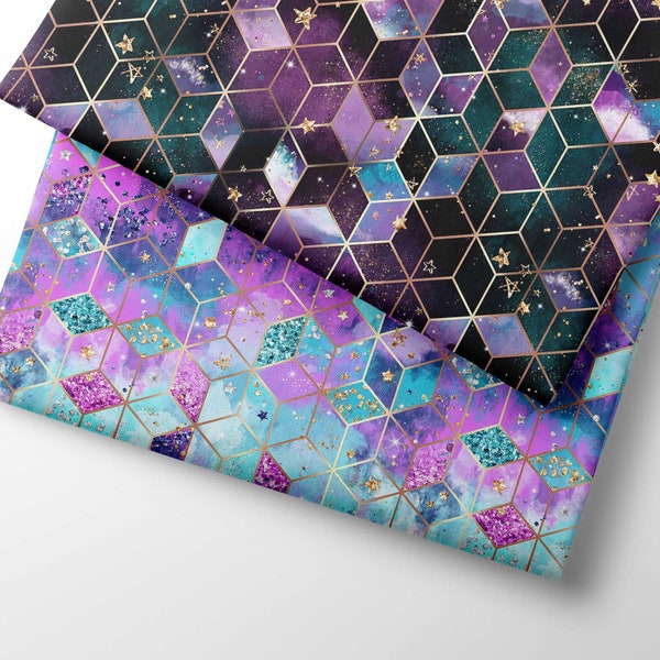 Geo Print Fabric - Etsy UK