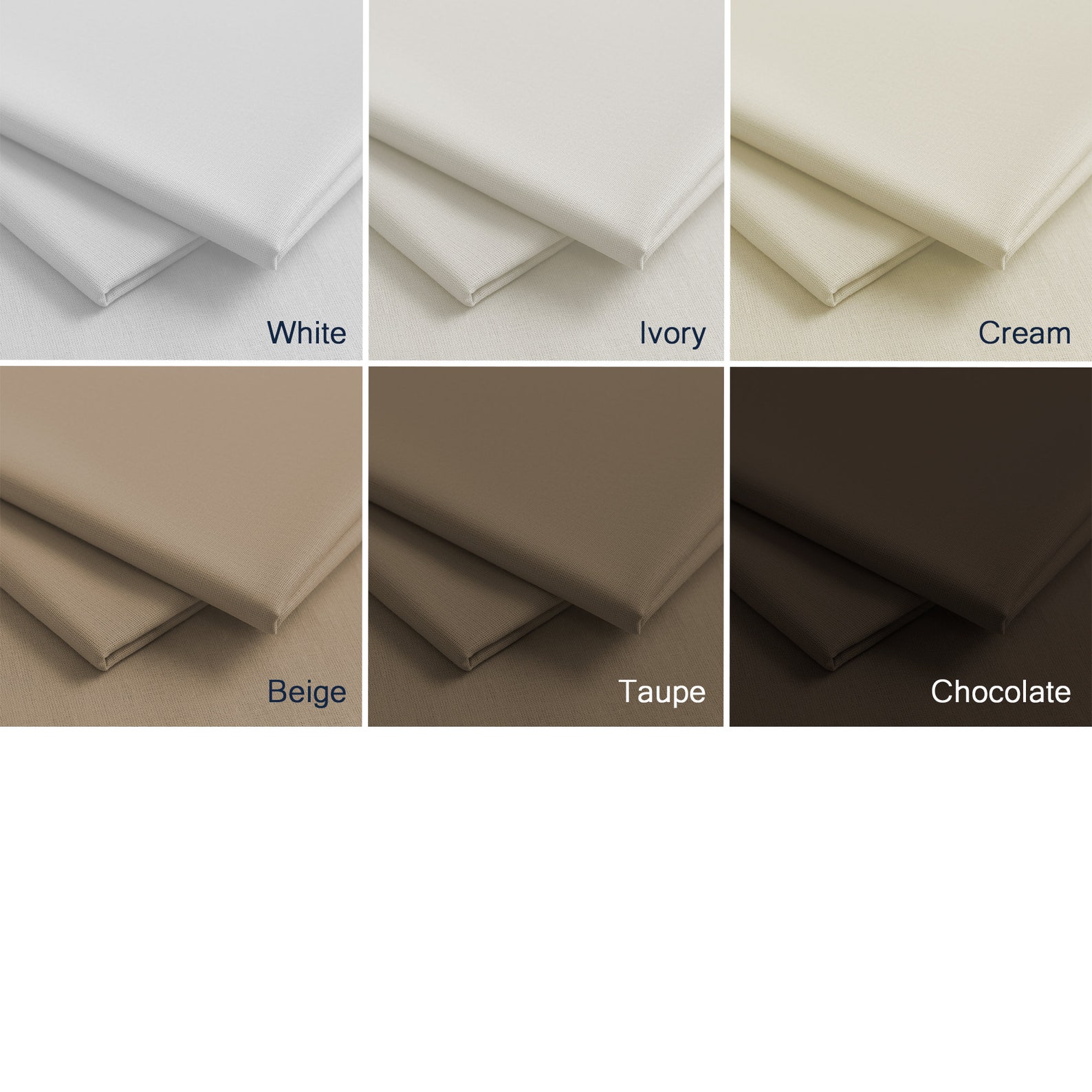 Extra Wide 100% Cotton Sheeting Fabric Plain Solid Colours Crafting ...