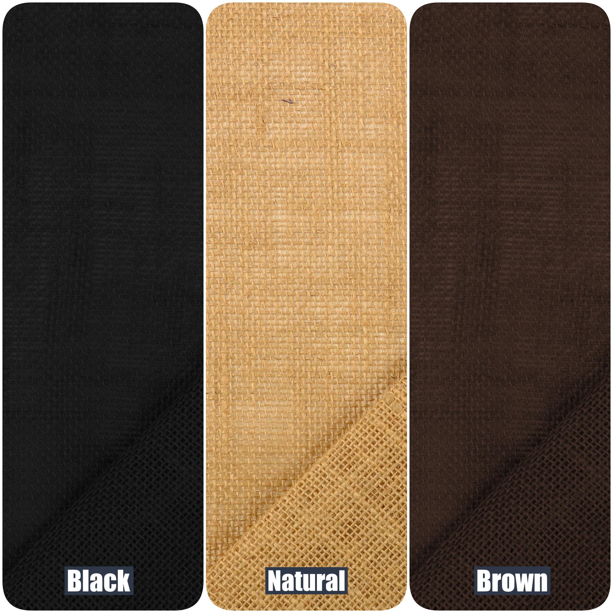 Coloured Hessian Jute Burlap Fabric by the Metre – Rustic Natural Craft ...