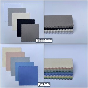 Plain Coordinated Themed Coloured 42 Piece 5" Squares Charm Pack Bundle ...