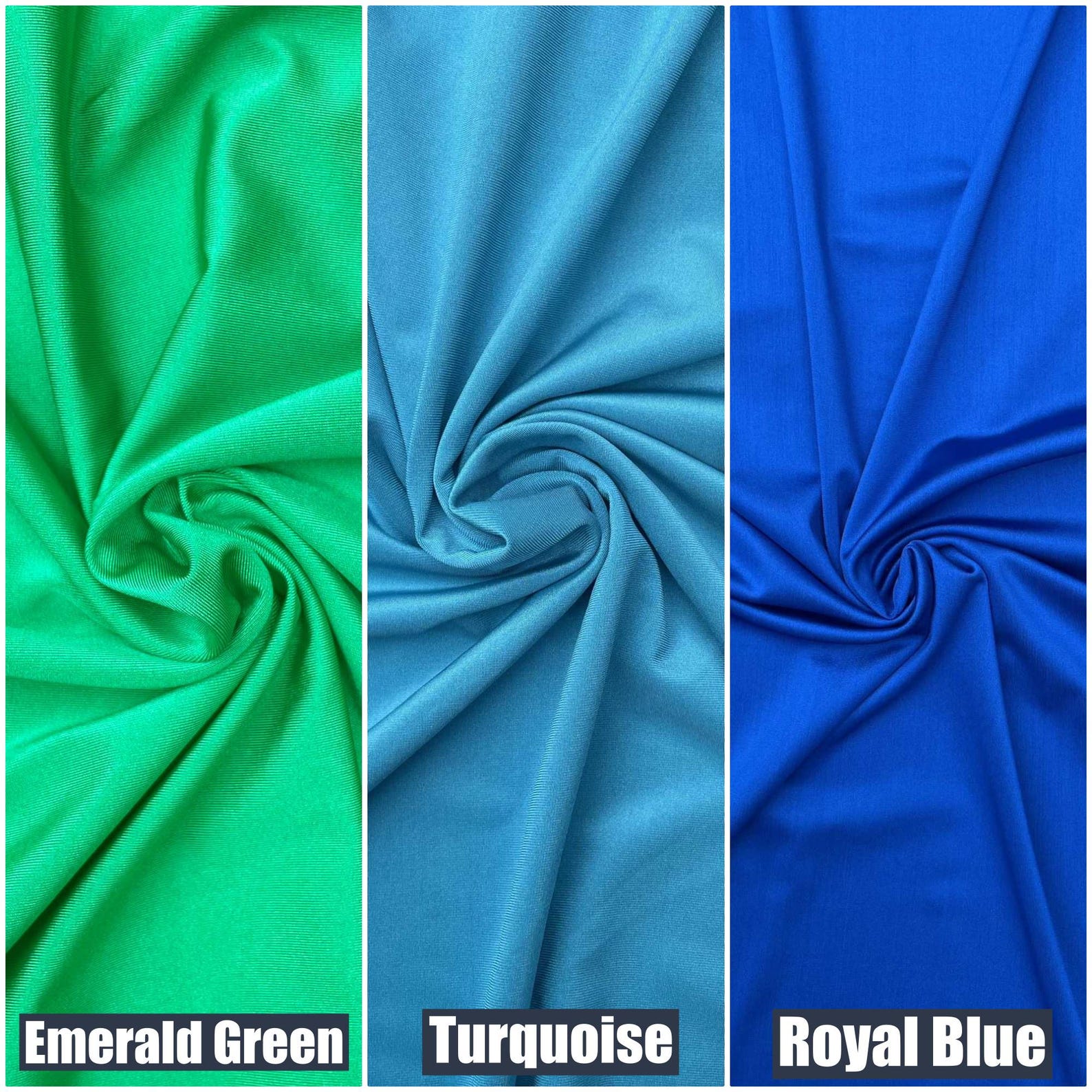 Spandex Fabric Plain Coloured 4 Way Stretch Stretchy Elastane Dancewear ...