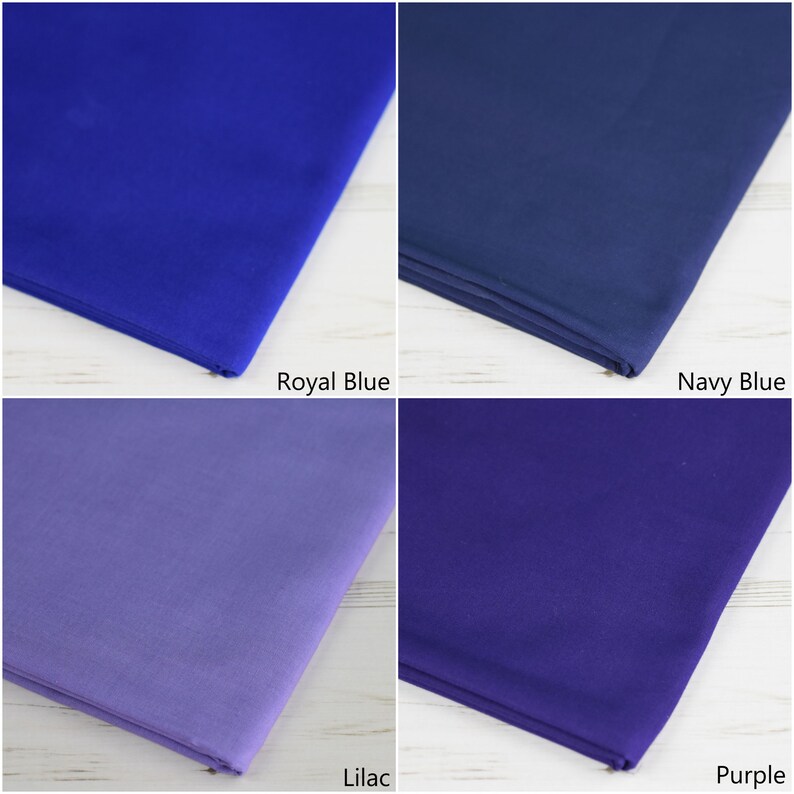 Extra Wide 100% Cotton Sheeting Fabric Plain Solid Colours - Etsy UK