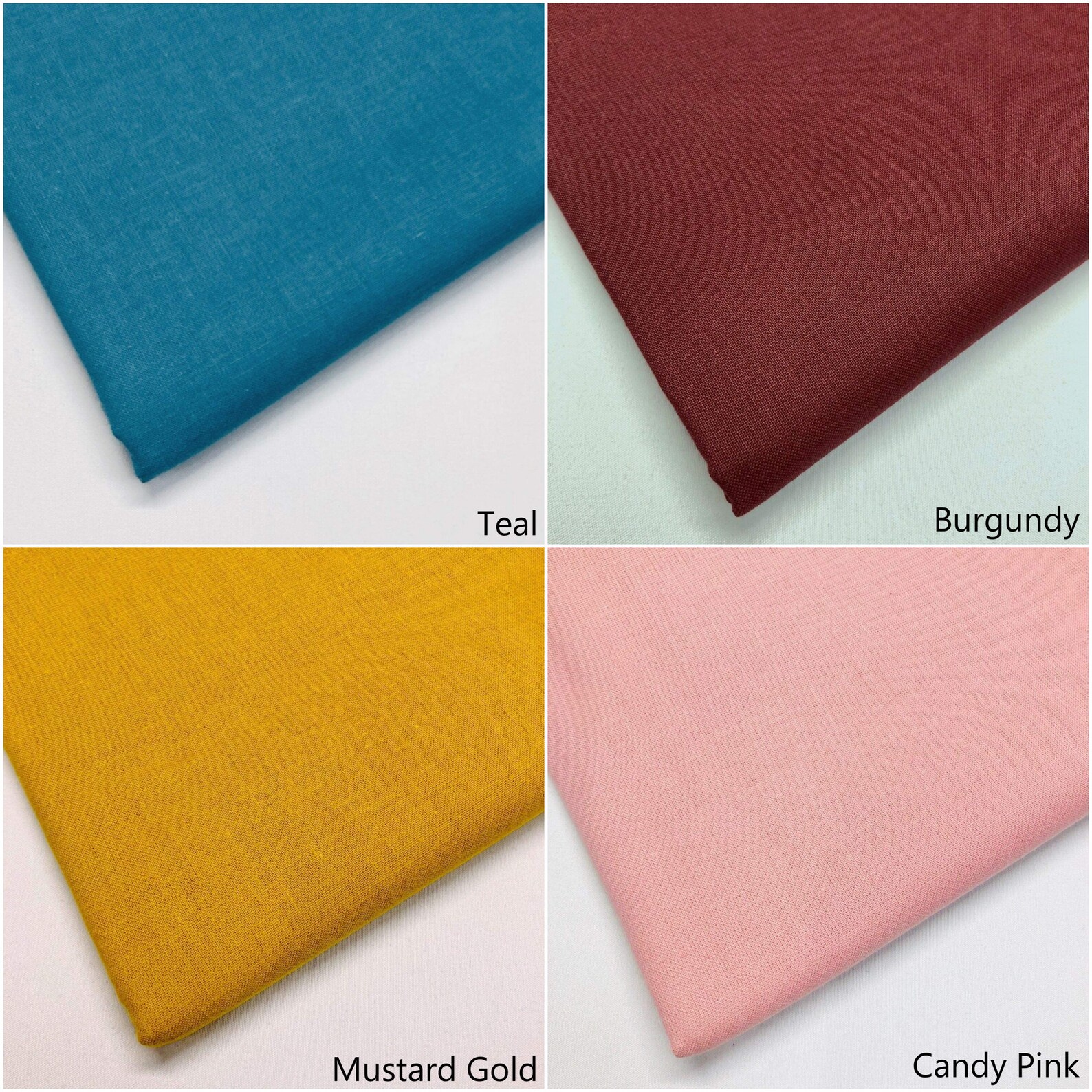 Extra Wide 100% Cotton Sheeting Fabric Plain Solid Colours - Etsy UK