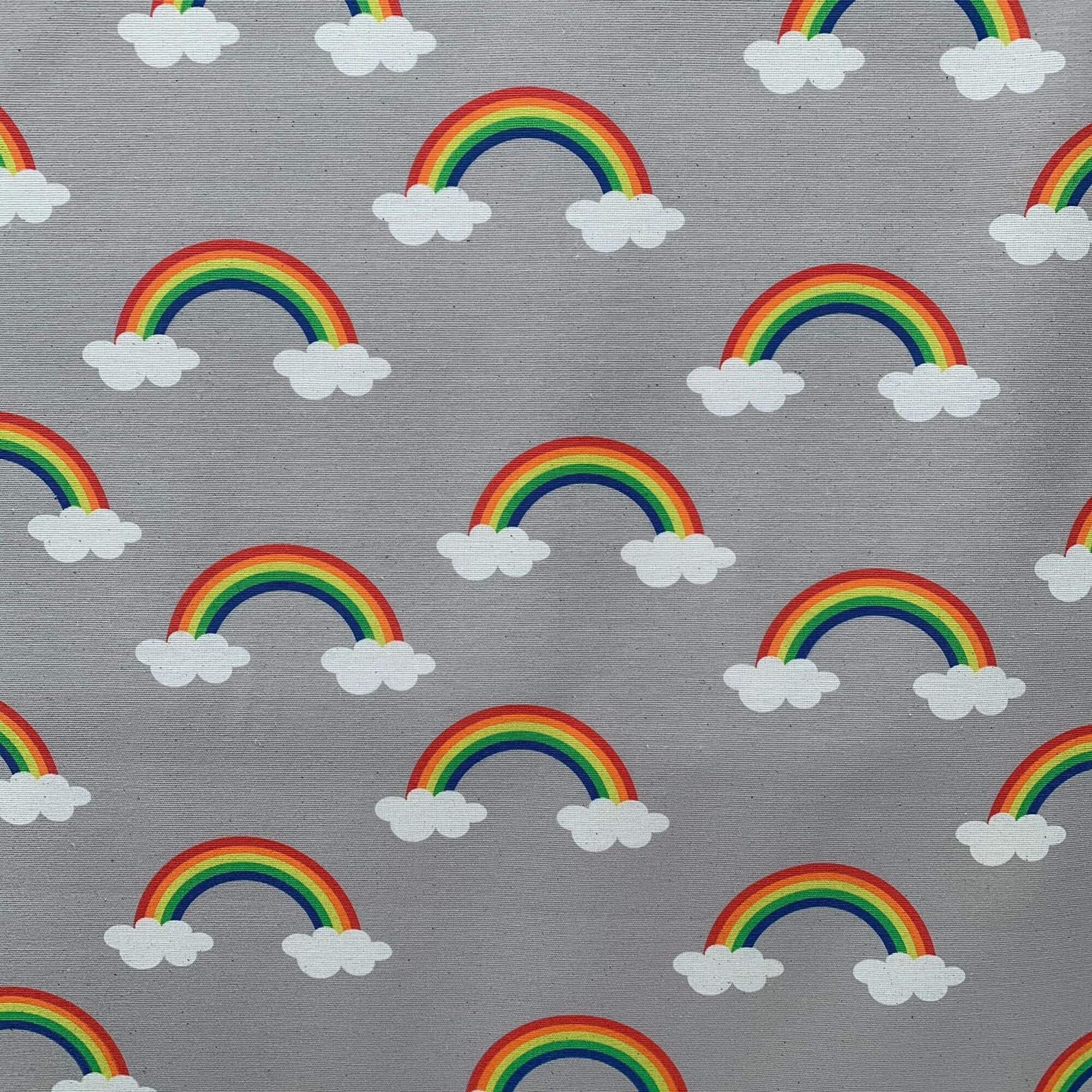 Clouds Digital Print Design Premium Cotton Rich Linen Fabric Crafts ...